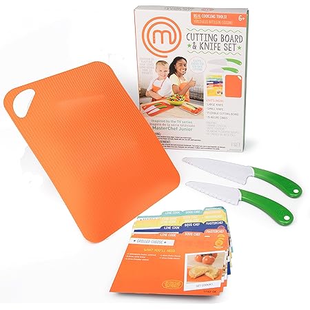Amazon.com: MasterChef Junior Knife and Cutting Board Set - Includes ...