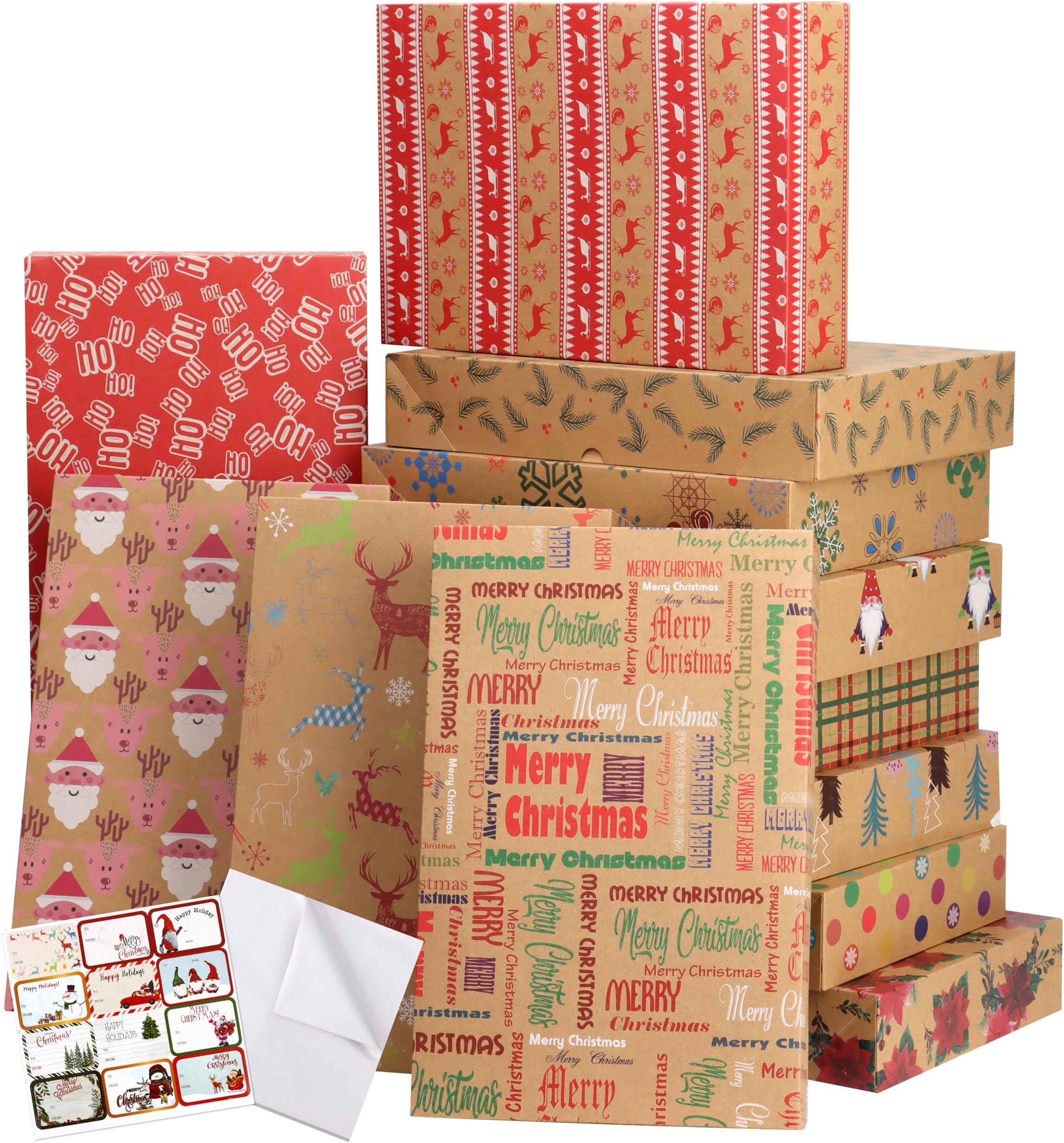 Amazon.com: Extra Large Gift Boxes + Tissue Paper, for Blanket, Coat (6 ...