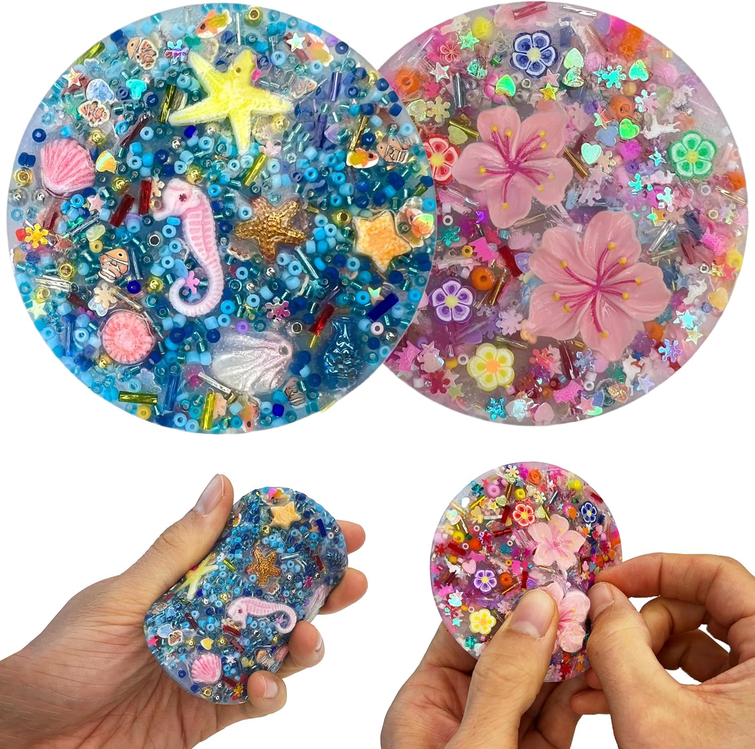 Amazon.com: Generic Picky Pad 2 Pcs - Multicolor Fidget Pads, Fidget ...