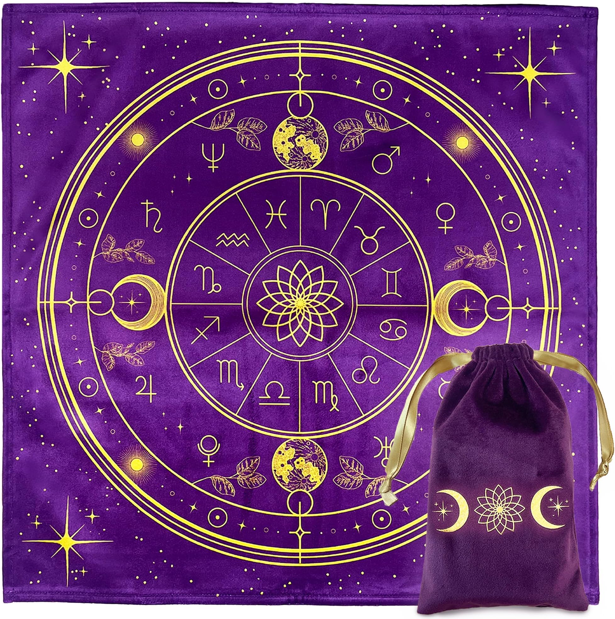 Witchy Cauldron Tarot Divination Table Cloth for Reading and Altar ...