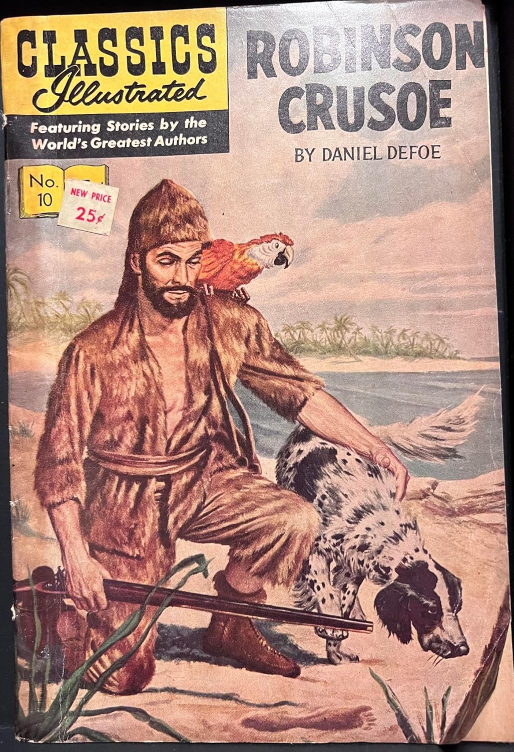 Classics Illustrated No. 10: Robinson Crusoe: unknown author: Amazon ...