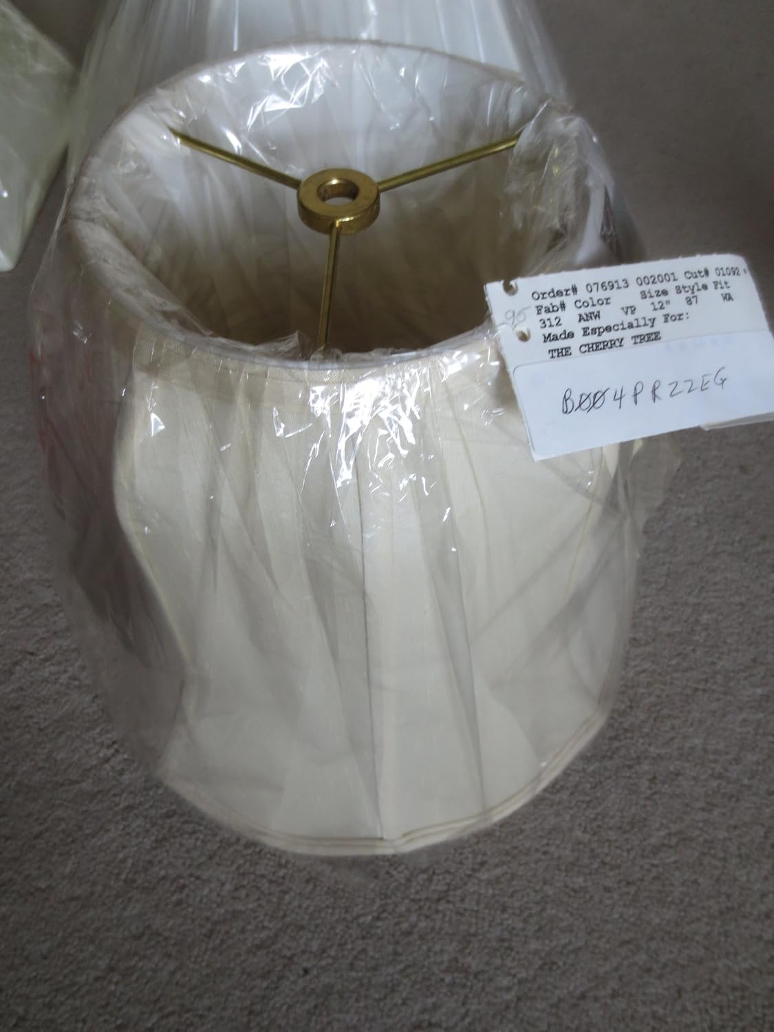 Amazon.com: ANW Color - Eggshell Color 12" Lamp Shade - 6" x 12" x 10 ...