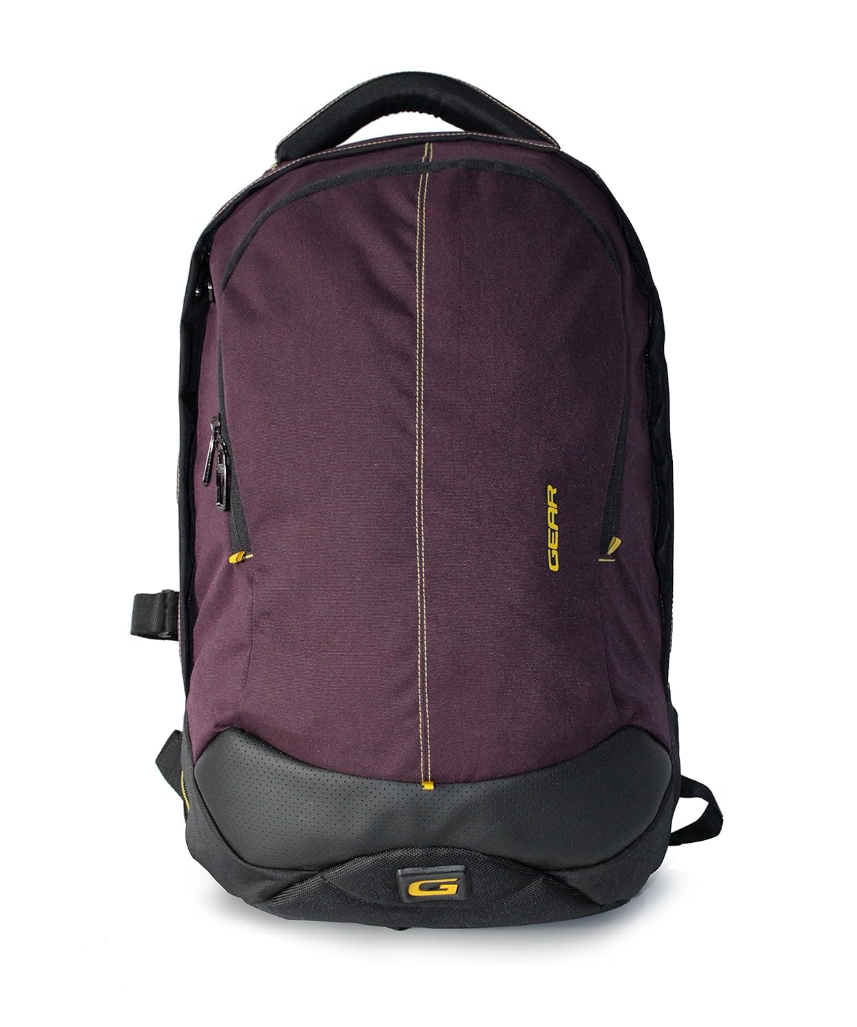 Buy Gear Outlander 37 ltrs Purple and Yellow Casual Backpack ...