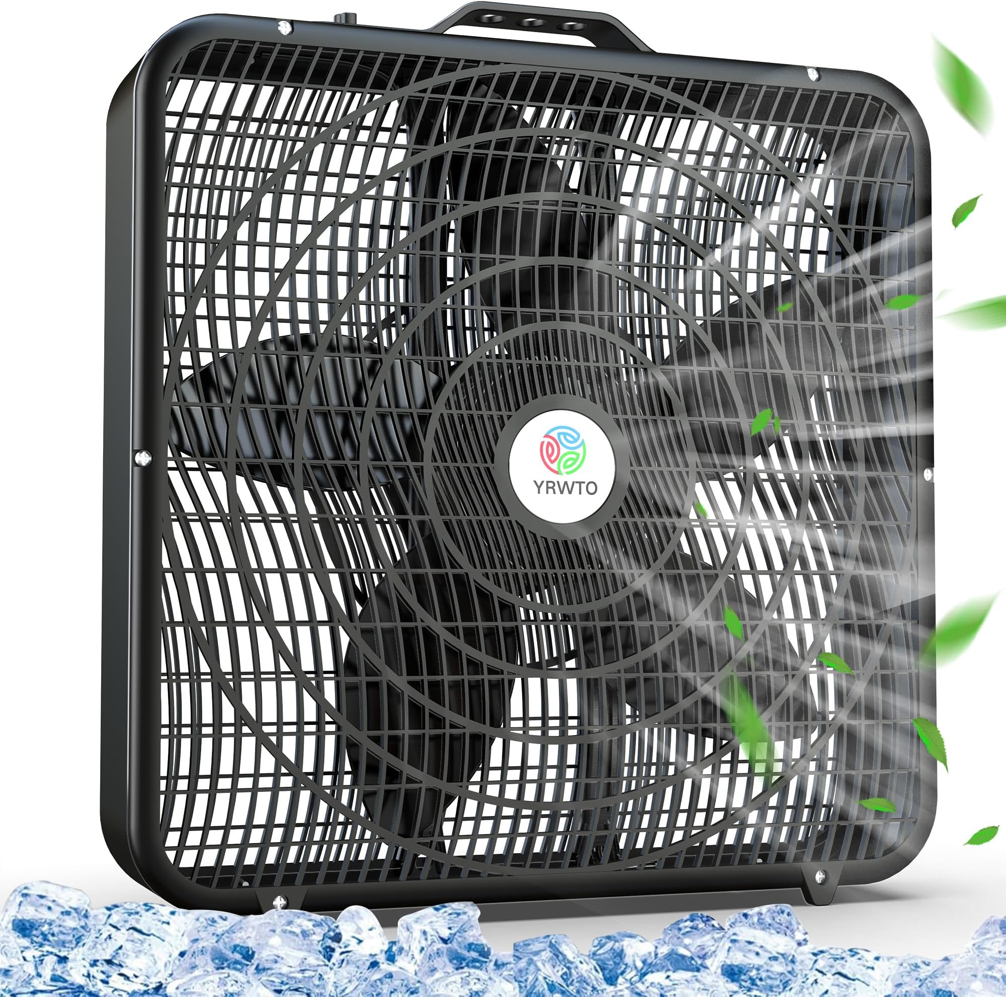 Amazon.com - Lasko Cool Colors 20" Box Fan Durable Metal Frame Purple