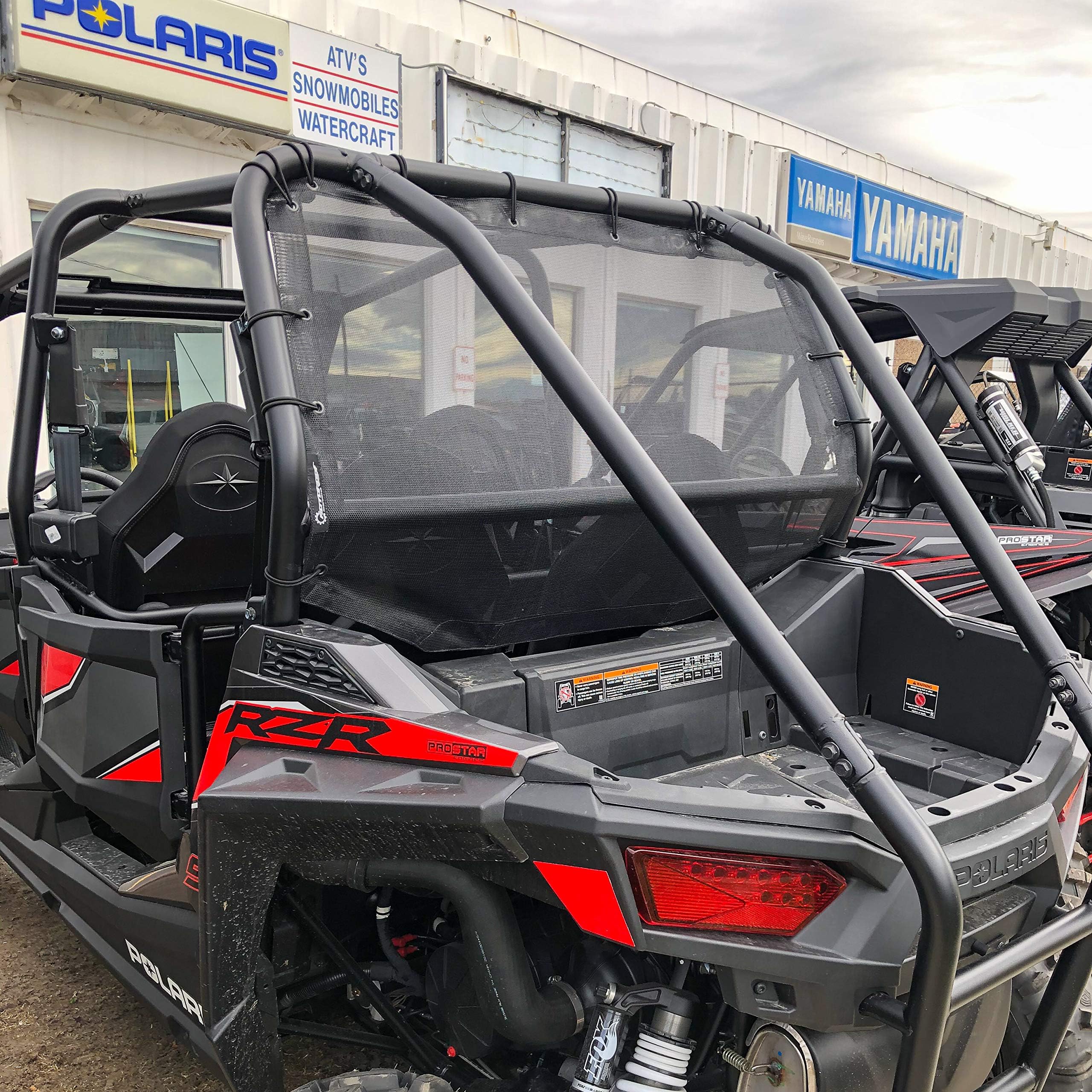 Amazon.com: Polaris RZR - Rear Windshield Mesh Screen (RZR S : 2014 ...