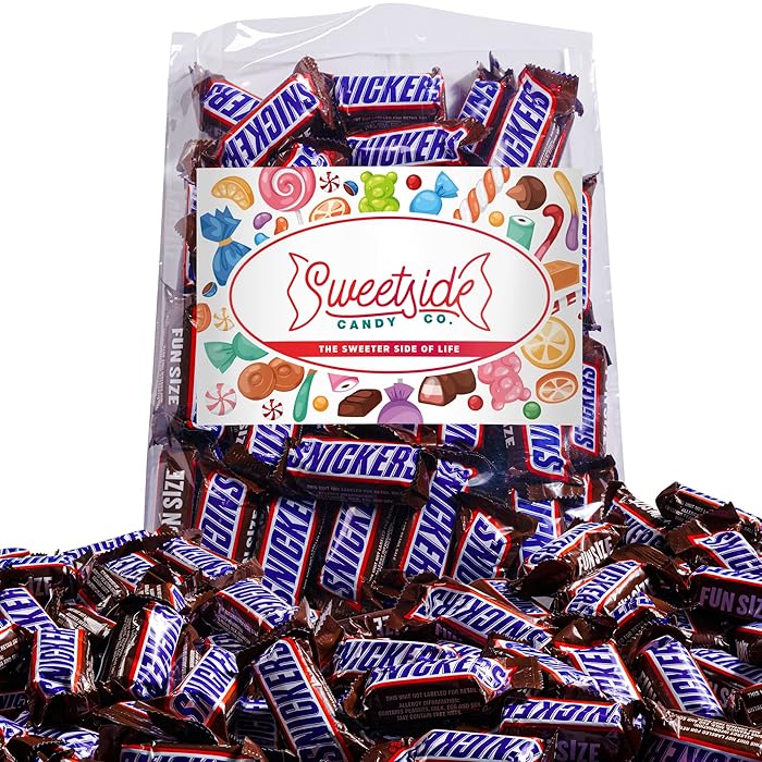 Buy Snickers Candy Bars - 2 lb Bag of Snickers Fun Size Candy Bars ...