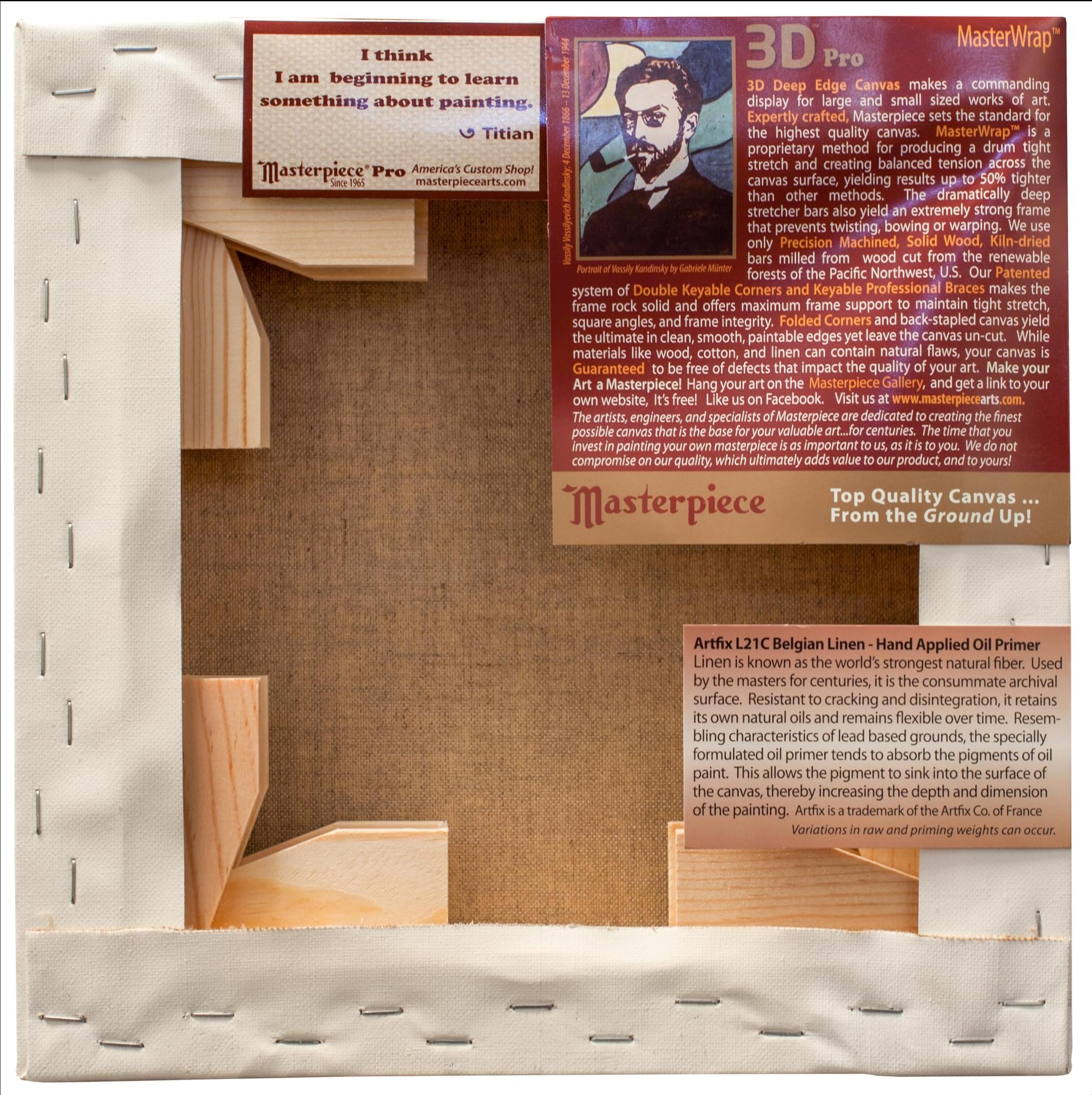 MASTERPIECE Z1DO-1319 3D Pro 2.5" Deep Vintage L21C Belgian Linen 13.0 ...