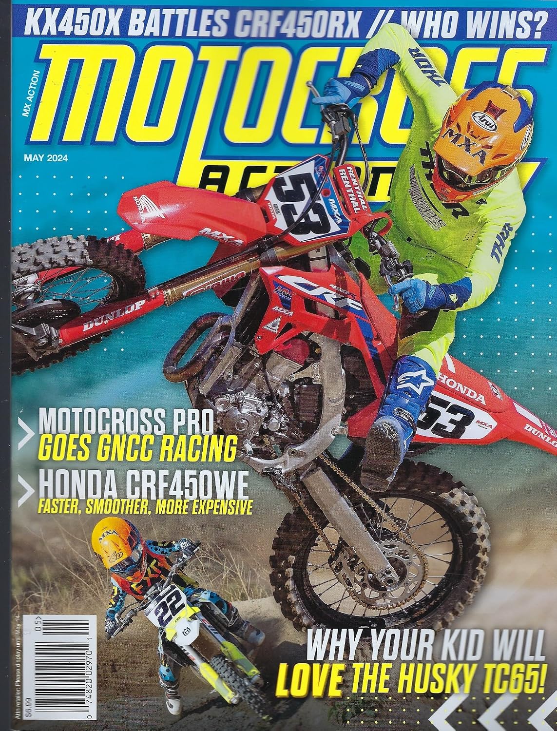 Motocross Action Magazine May 2024 Husky TC65: Multiple: Amazon.com: Books
