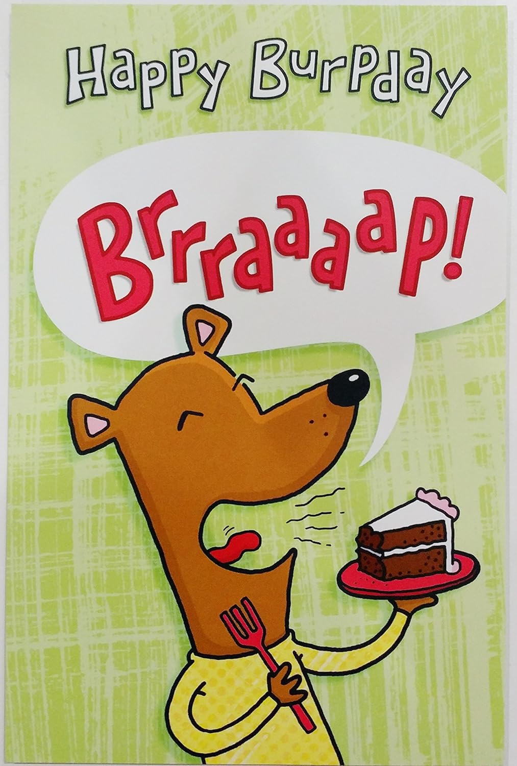 Amazon.com : "Happy Burpday - 'Scuse You" Burping Funny Humor Birthday ...