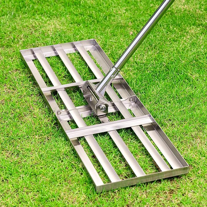 Amazon.com : Lawn Leveling Rake 30x10 inch, Heavy Duty Lawn Leveling ...