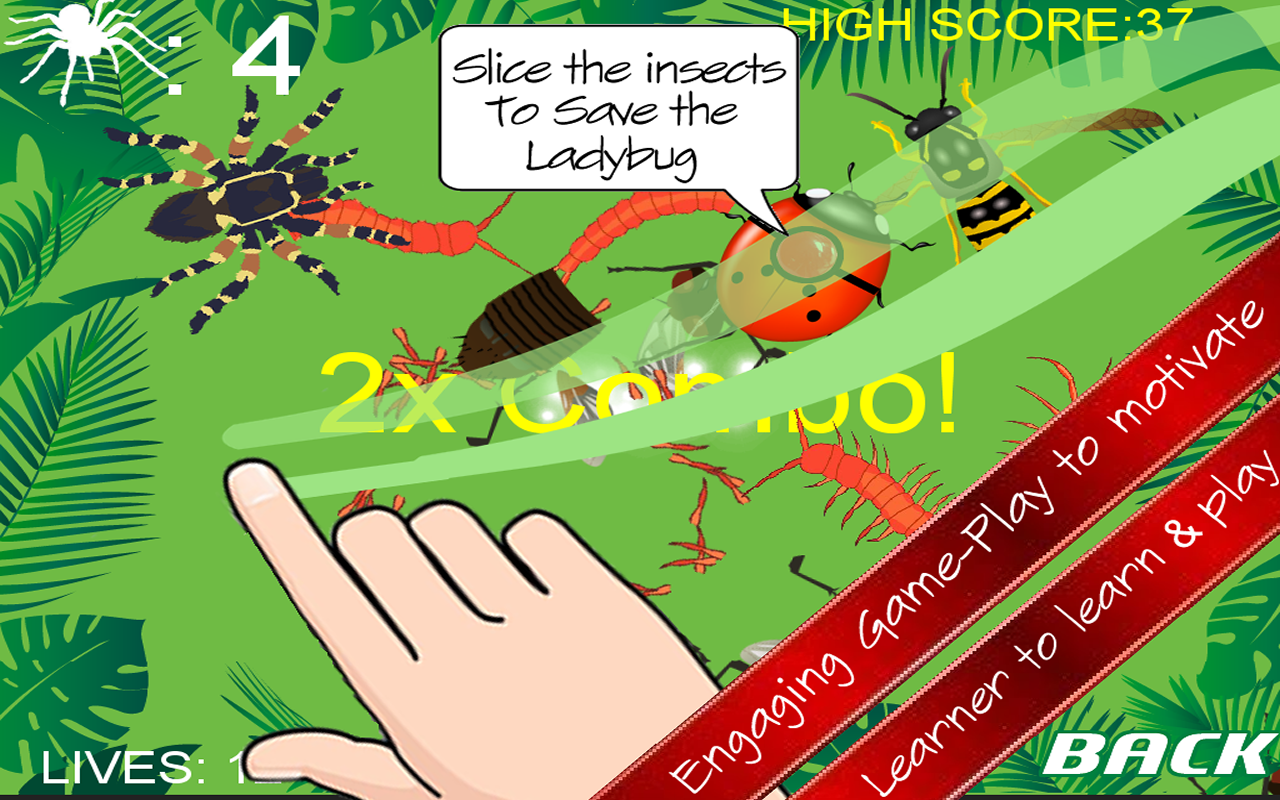 Insect Slice N Learn Free - App on Amazon Appstore