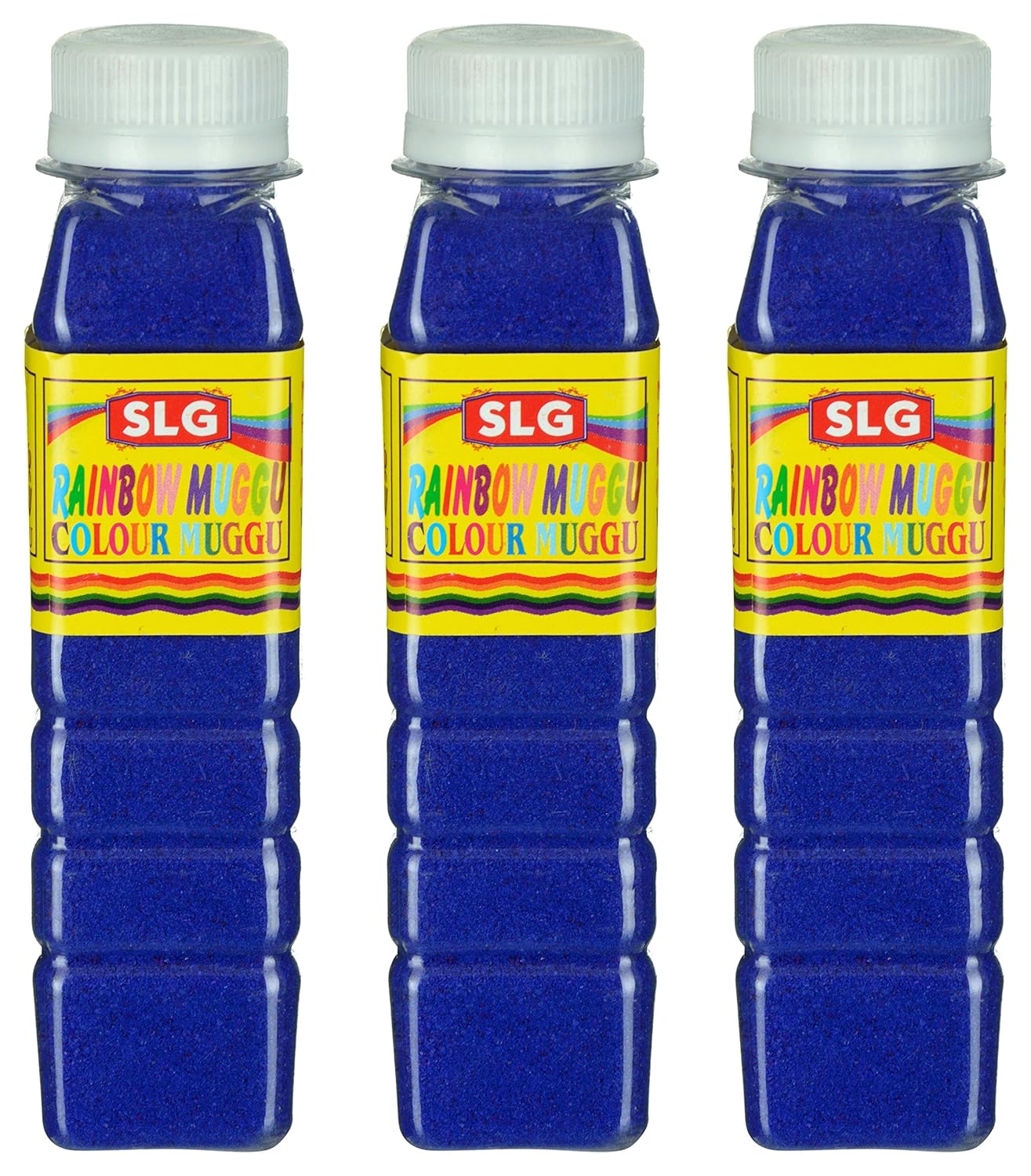 Buy SLG Synthetic Powder Rangoli Muggu Powder (14 cm x 3 cm x 3 cm ...