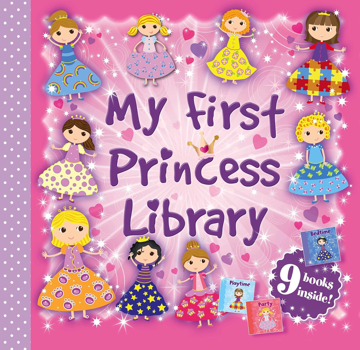 My First Little Princess Library: 9 Sparkly Books Inside!: Amazon.co.uk ...