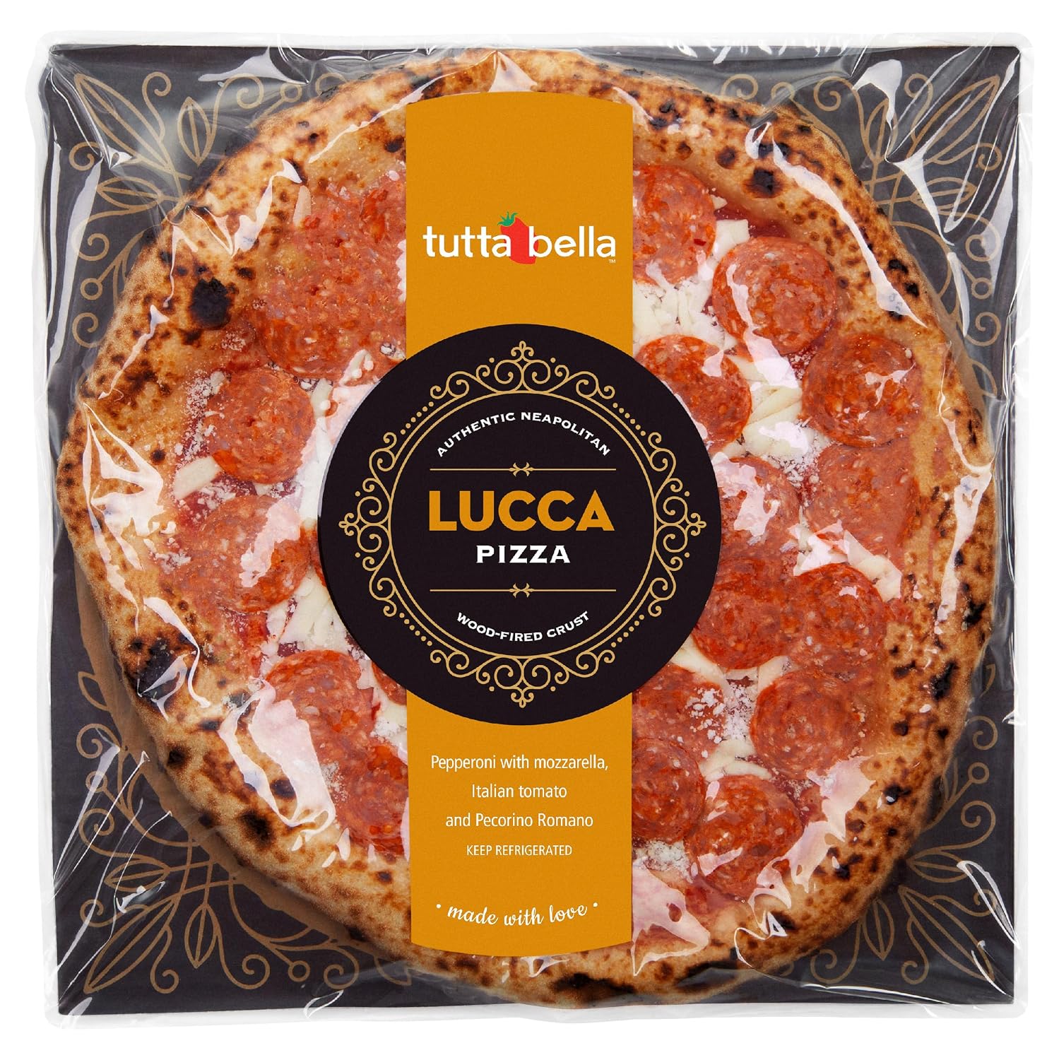 Amazon.com: Tutta Bella Lucca Pepperoni Pizza (Frozen) : Grocery ...