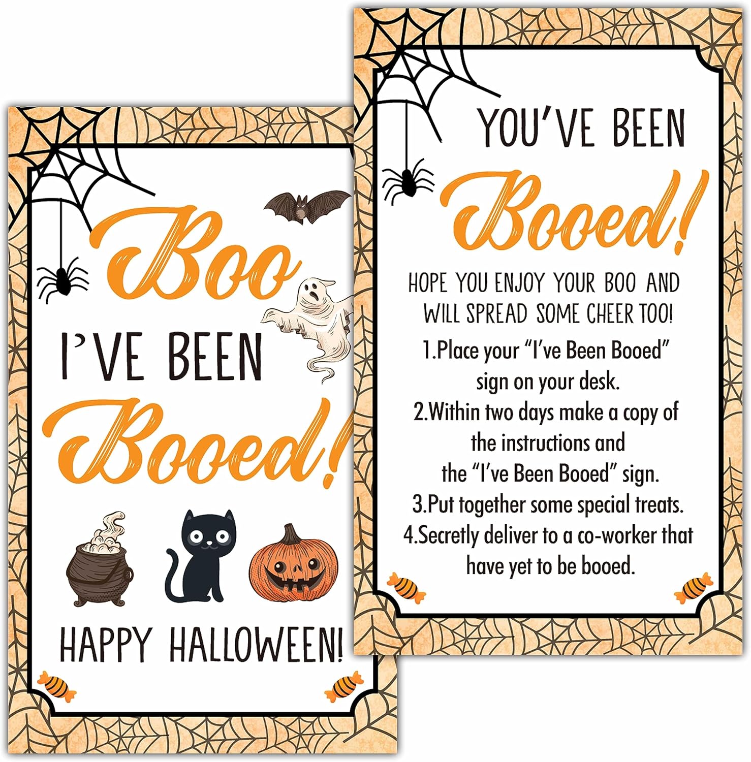 Amazon.com: DOQPO Halloween Games, Halloween I've Been Booed Games, You ...