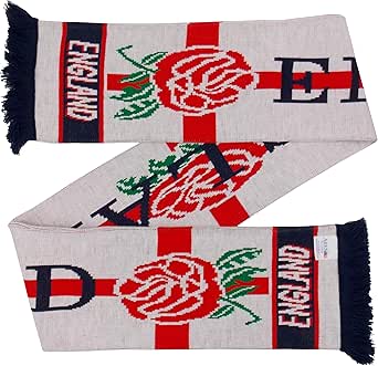England Rugby Supporters Scarf : Amazon.co.uk: Fashion