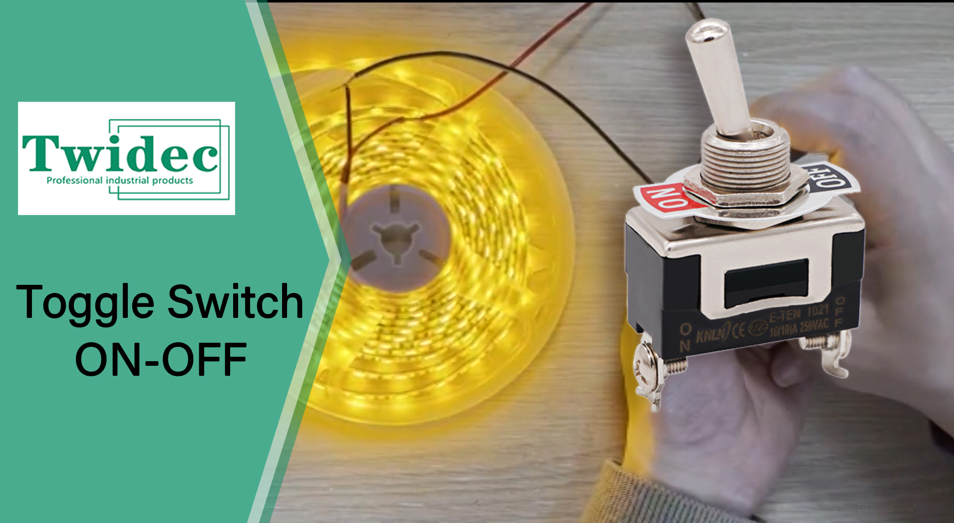 Watch Twidec /3Pcs Heavy Duty Rocker Toggle Switch 20A 125V DPST ON/Off ...