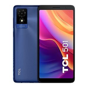 TCL 501 Unlocked Android Mobile Phone | 6" Display, 32GB Storage, 2GB ...