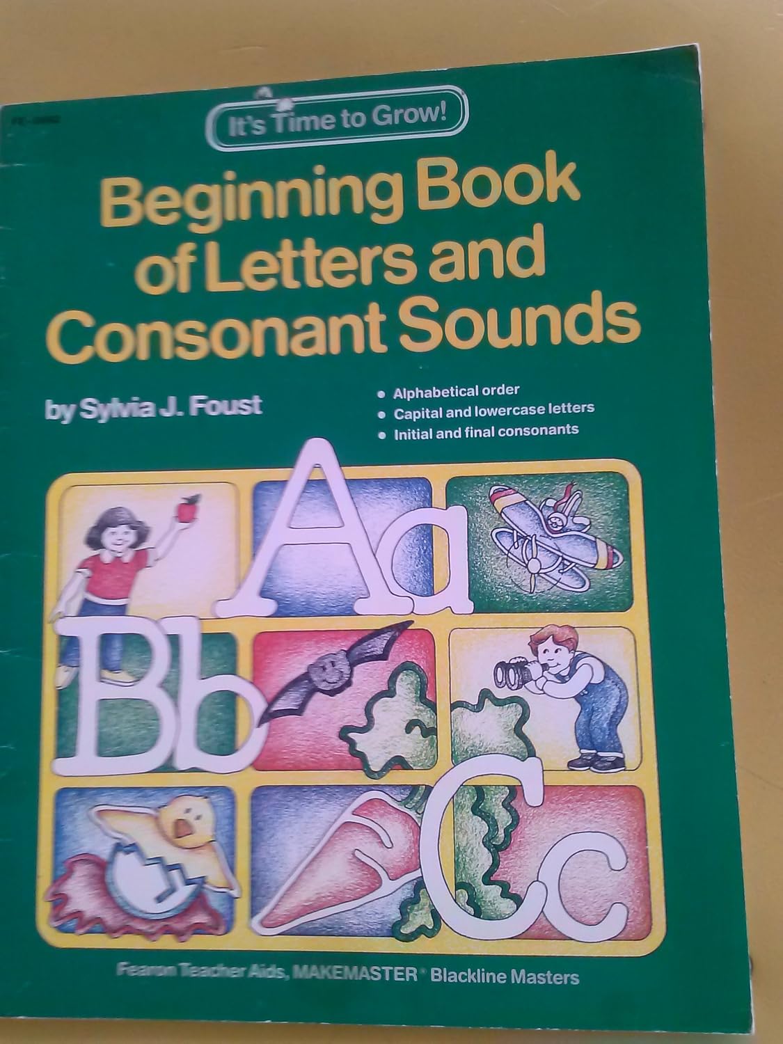 Beginning Book of Letters and Consonant Sounds: Foust, Sylvia J ...