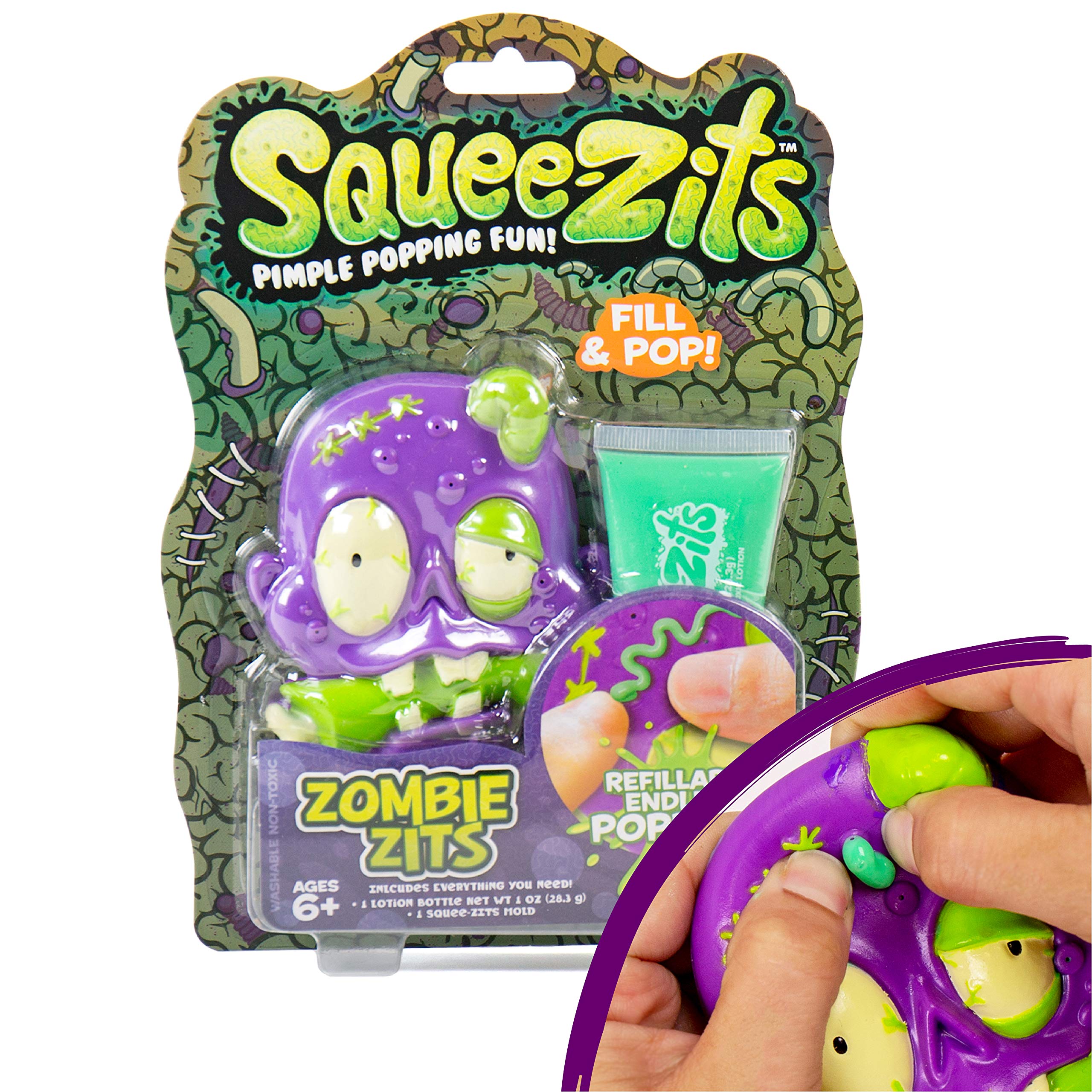 Buy SqueeZits Zombie Zits Pimple Popping Toy by Horizon Group USA ...