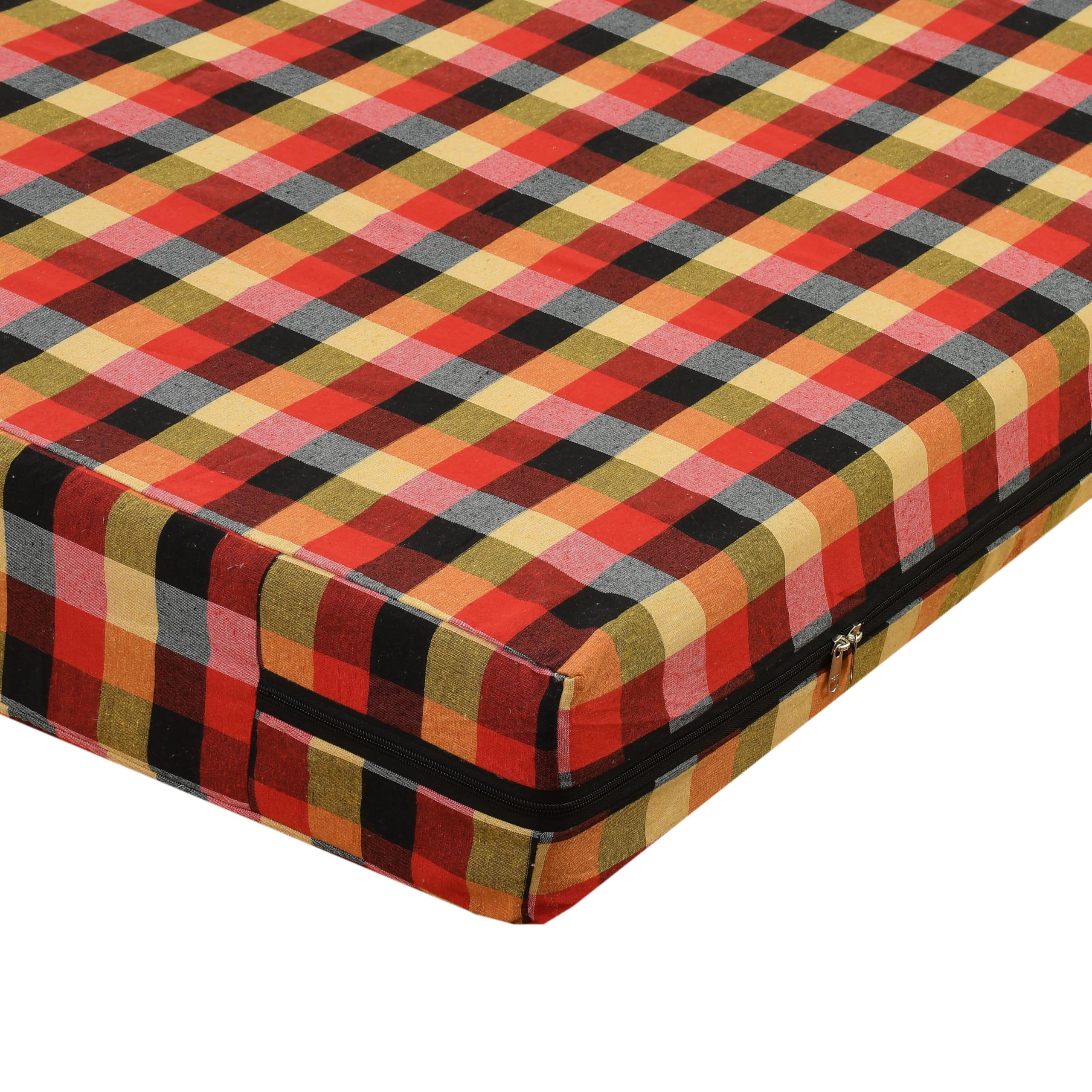 Buy House Fox Cotton Mattress Cover Single bed with Zipper| Non-Shrink ...