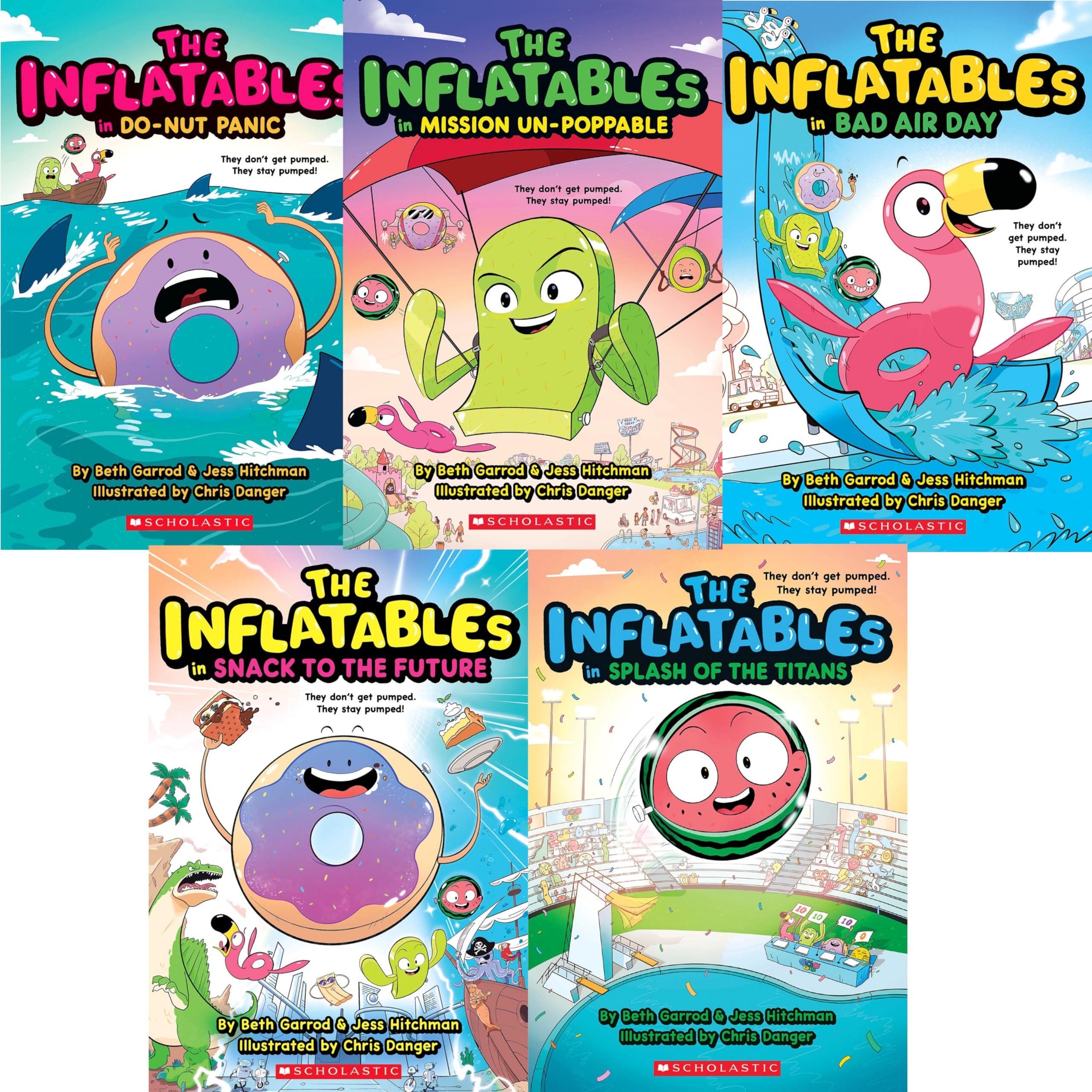 NEW! The Inflatables Series 5 Books Set: Beth Garrod, Jess Hitchman ...