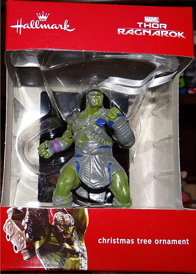 Amazon.com: Hallmark Hulk Thor Ragnarok Christmas Tree Ornament : Home ...