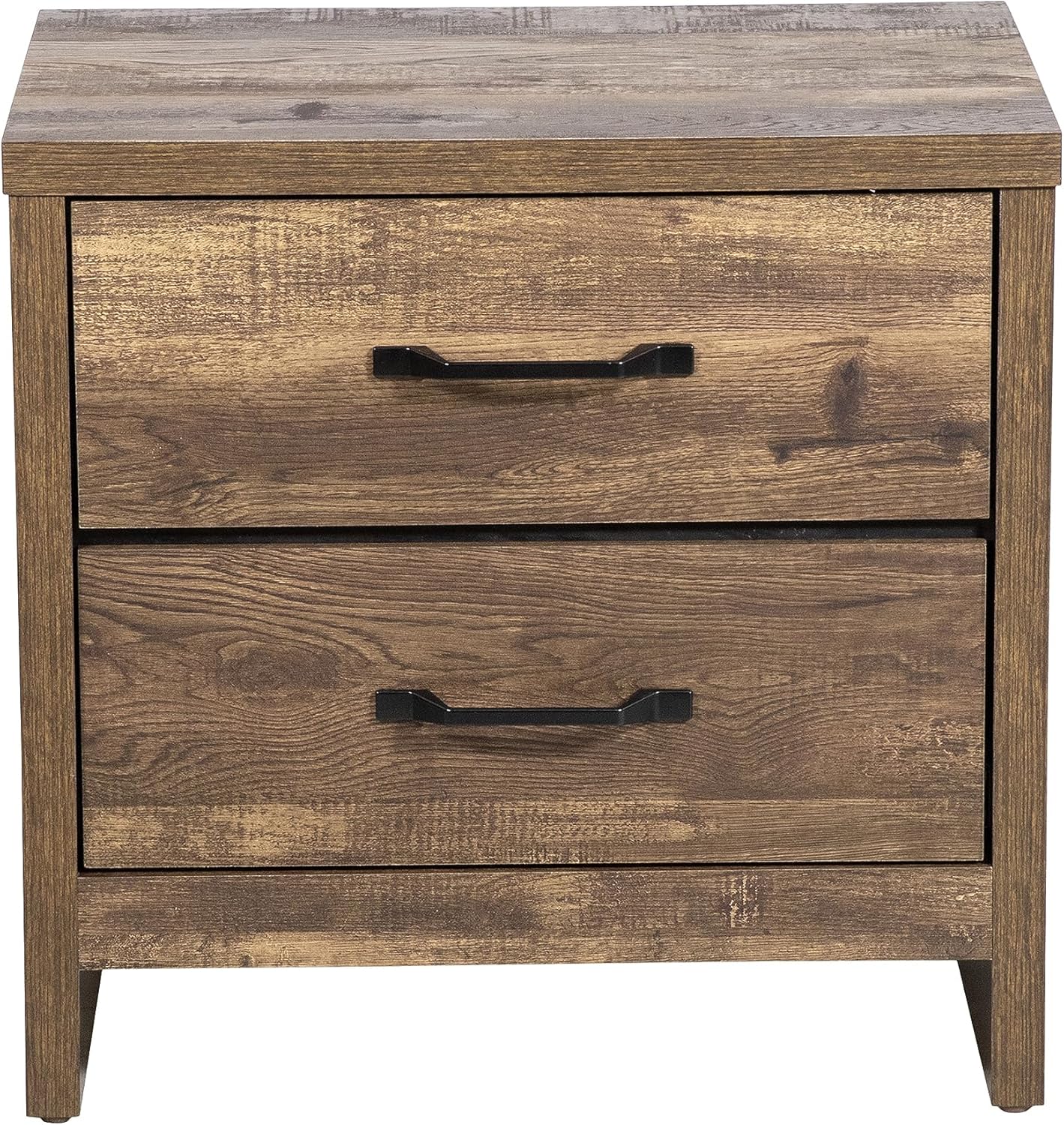 Amazon.com: Furniture of America Unseen Modern Wood 2-Drawer Nightstand ...
