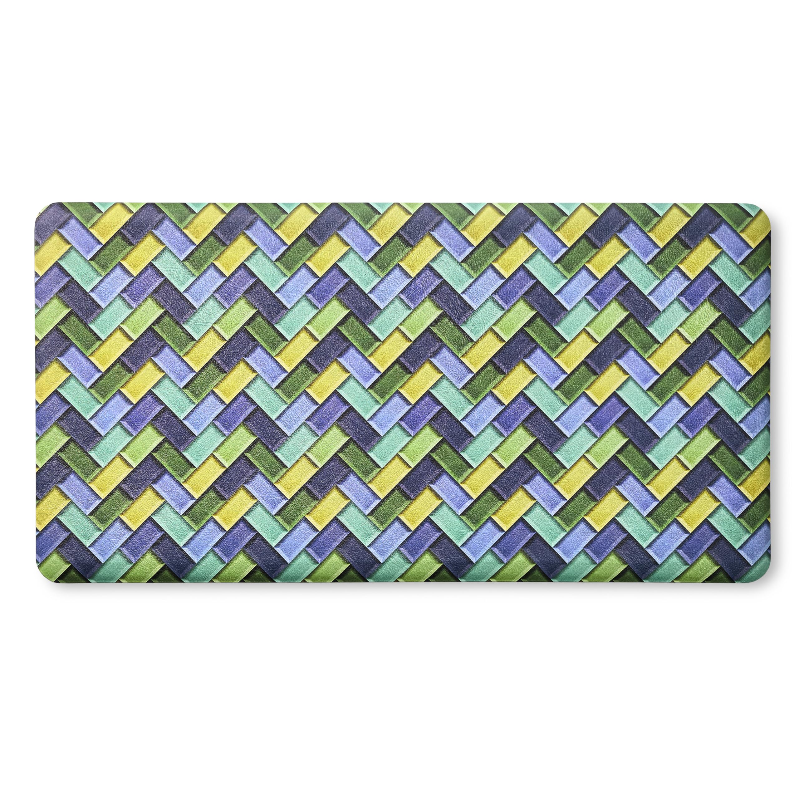 Amazon.com: FIESTA Party Herringbone Tiles Modern Geo Anti-Fatigue ...