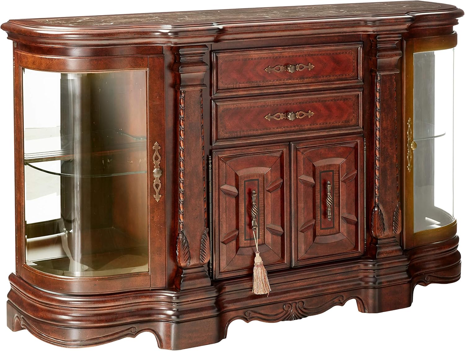 Amazon.com - Michael Amini Windsor Court Sideboard Cabinet, Vintage ...