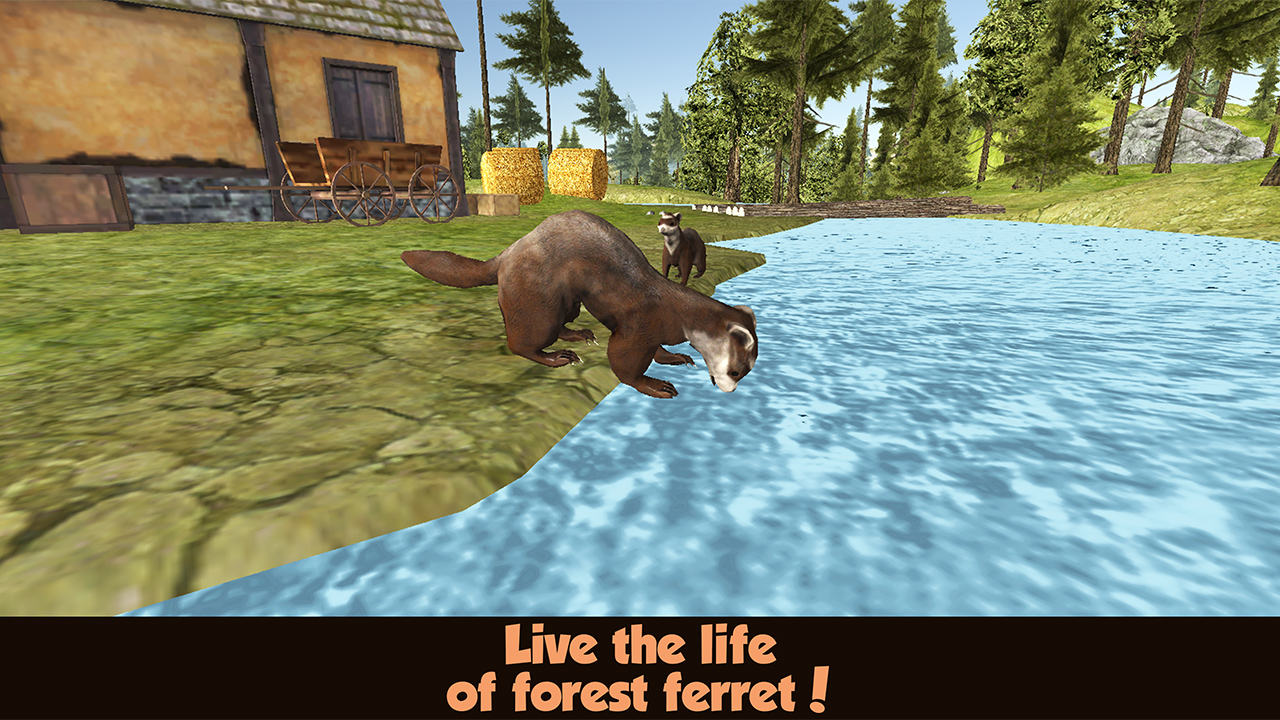 Forest Ferret Survival Simulator 3D: Wildlife Animal Weasel Game - App ...