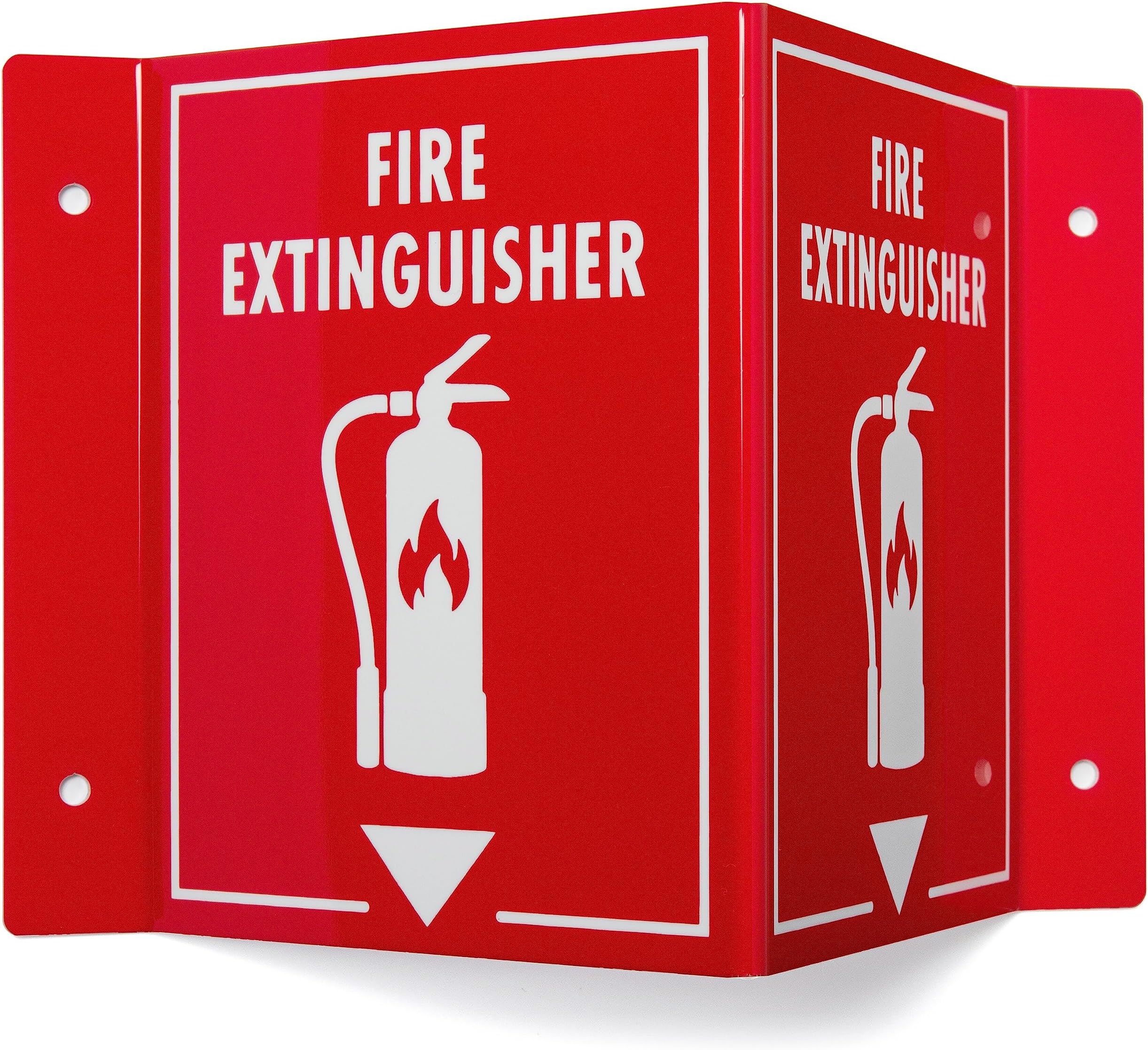 Amazon.com : 3D Fire Extinguisher Sign 2-Pack | Projecting Wall Mount ...