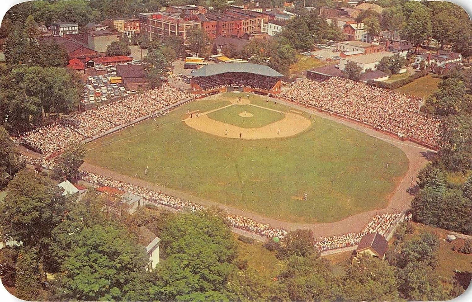 Amazon.com: Cooperstown New York air view Doubleday Field baseball ...