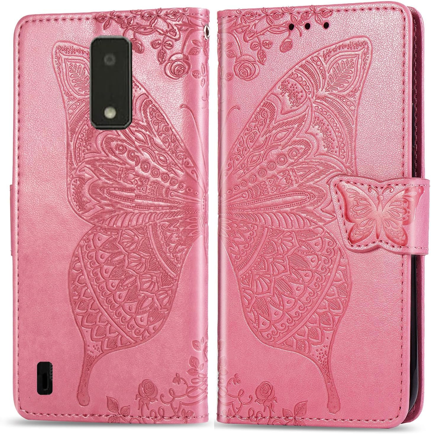 Amazon.com: IUQXU Compatible with BLU View 4 Wallet Case with Screen ...