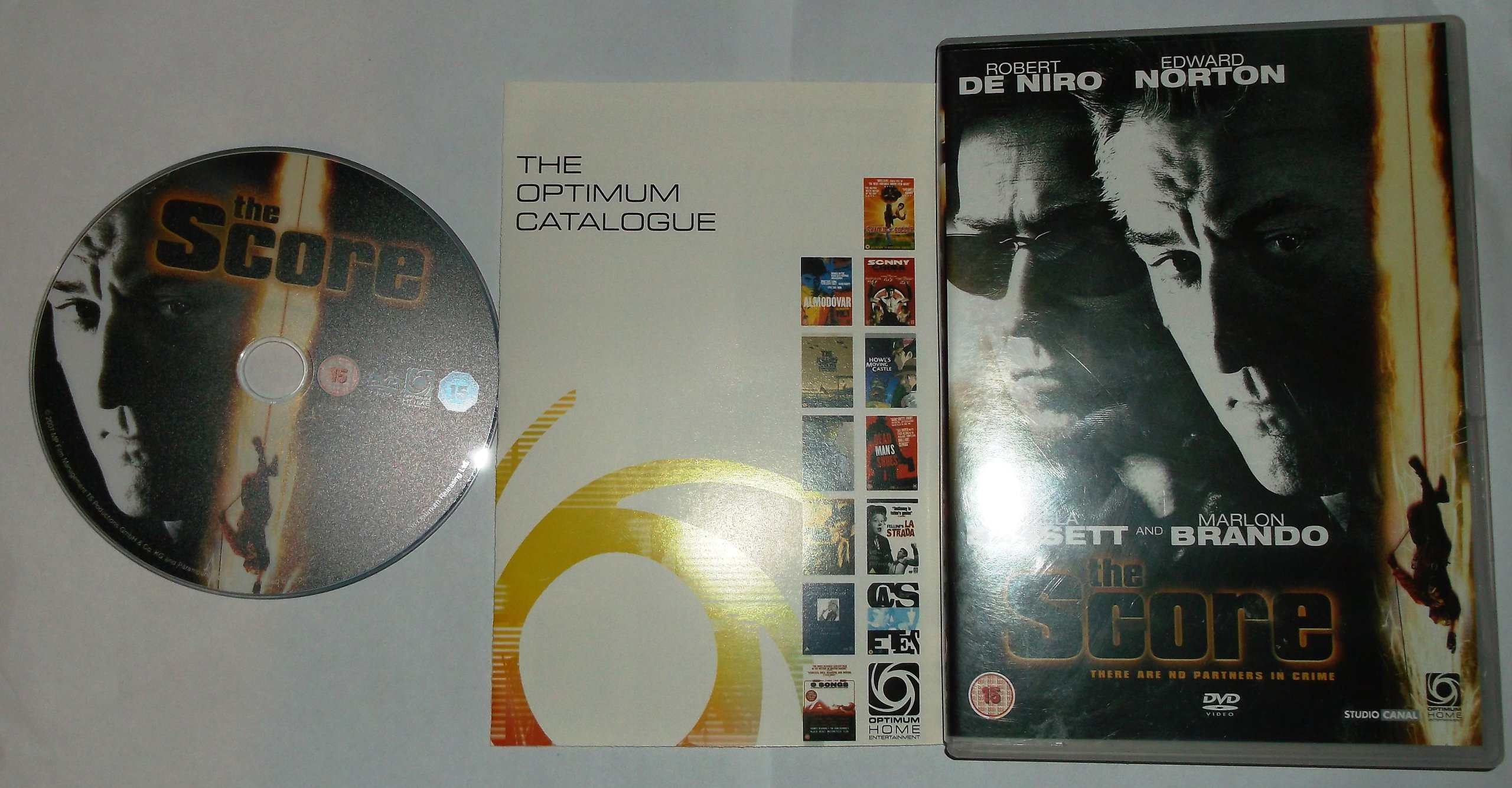 The Score [DVD]: Amazon.co.uk: Robert De Niro, Marlon Brando, Edward ...