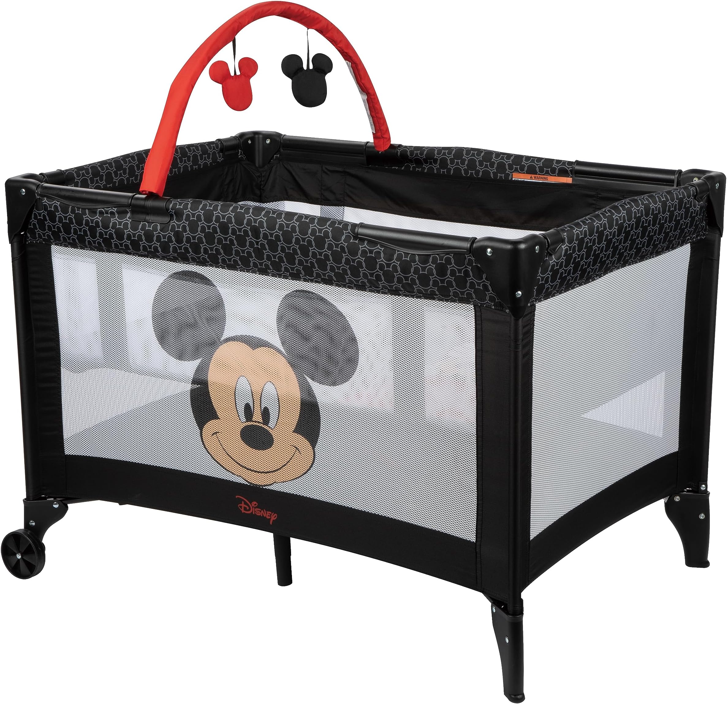 Amazon.com : Disney Baby Classic Minnie Mouse 2-in-1 Play Yard with ...