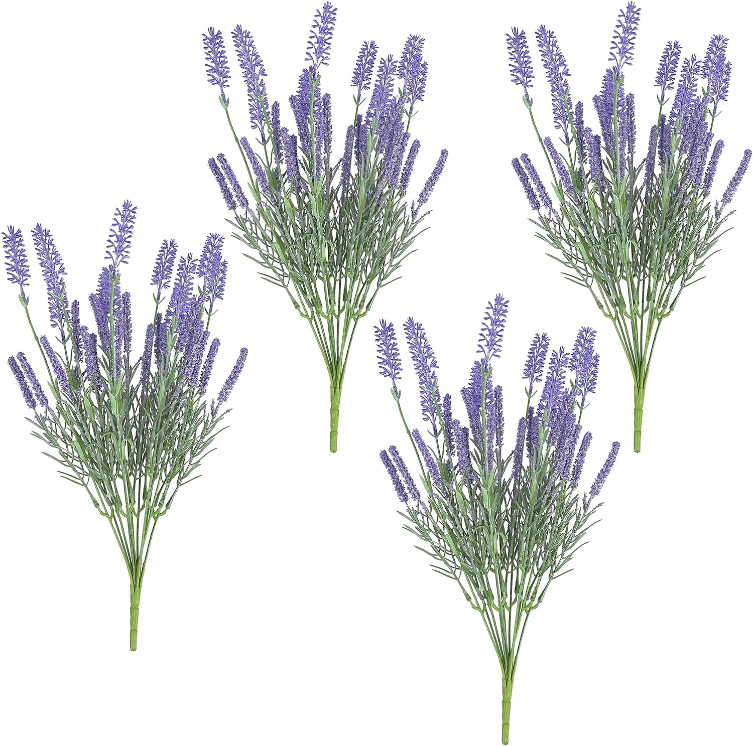 Amazon.com: Lucky flower Fake Lavender Flowers 5 Bunches,Outdoors ...