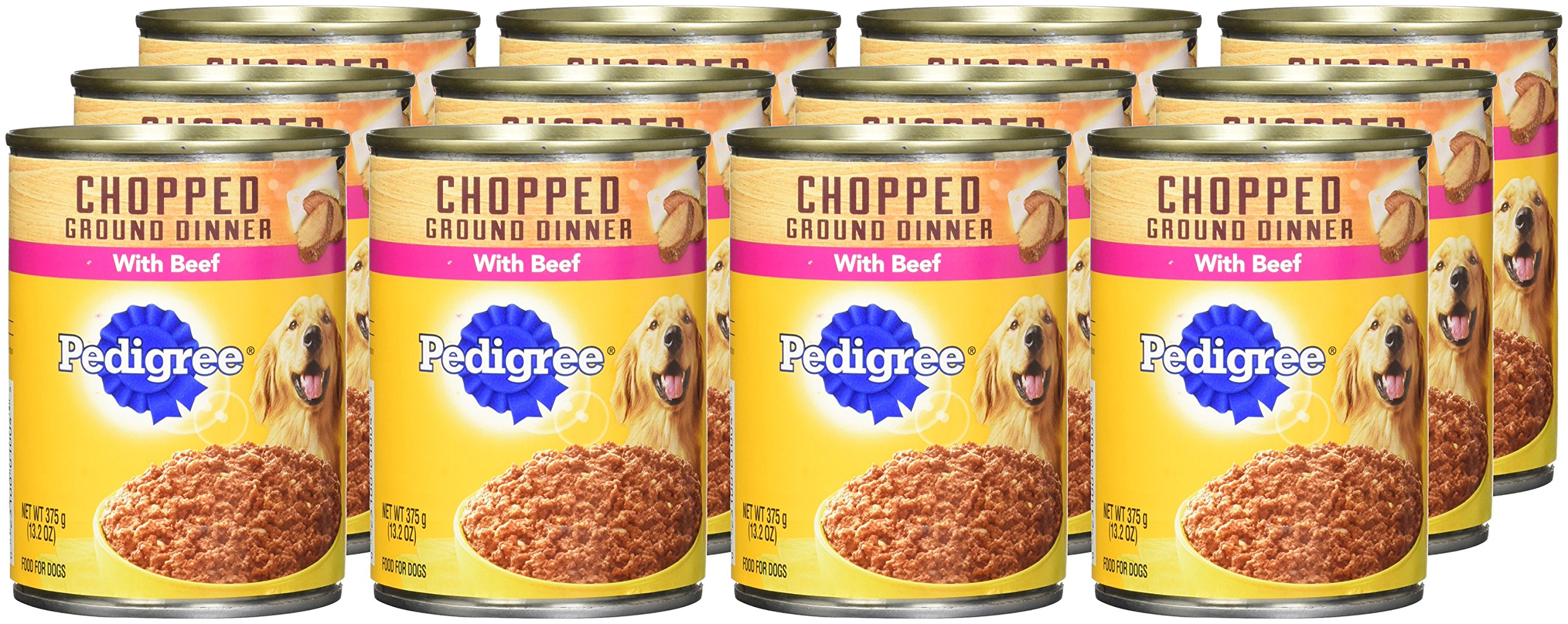 PEDIGREE Chopped Ground Dinner Wet Dog Food, Variety Packs
