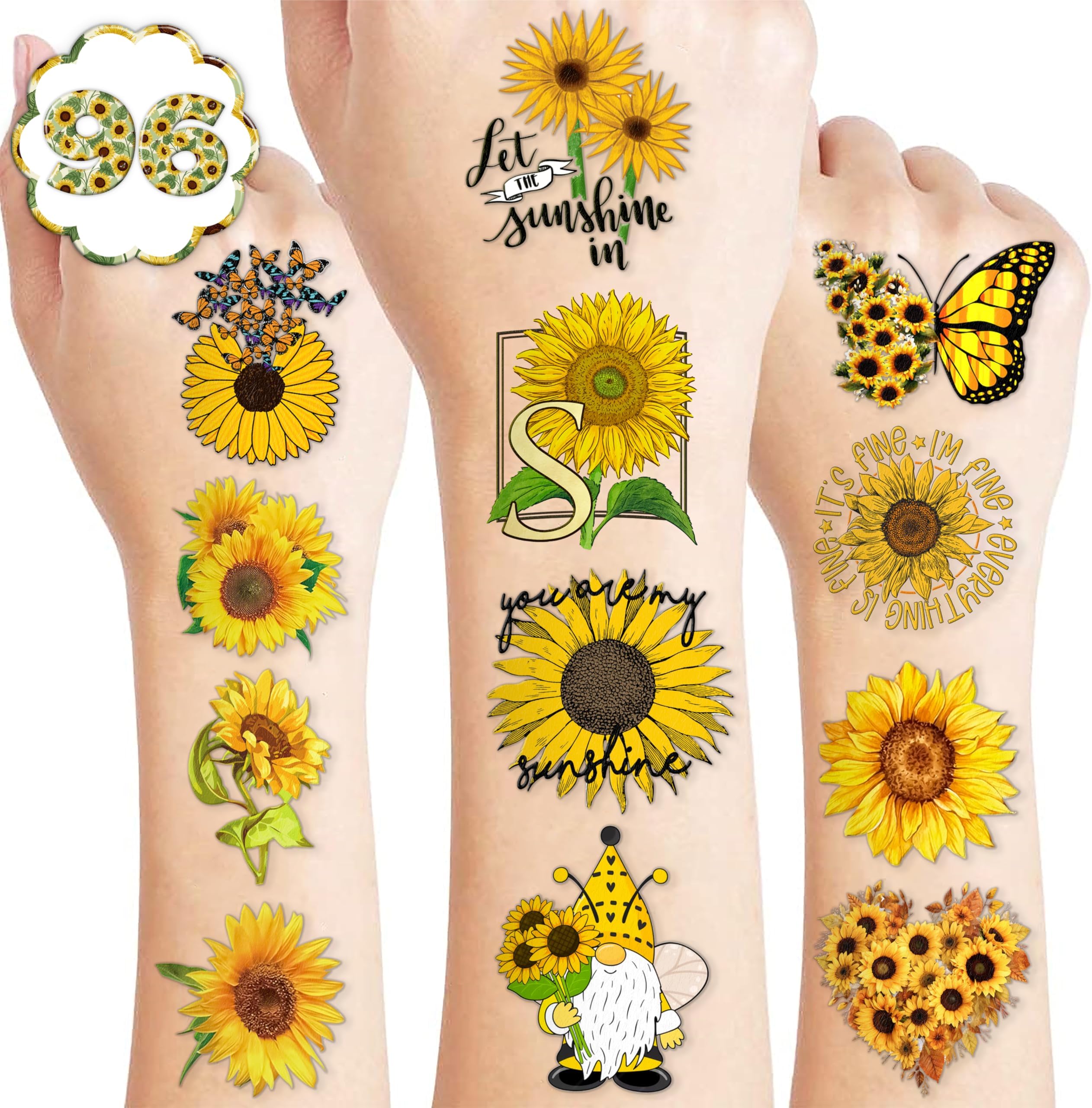 Amazon.com : xo, Fetti Eras Party Temporary Tattoos - 74 Iridescent ...