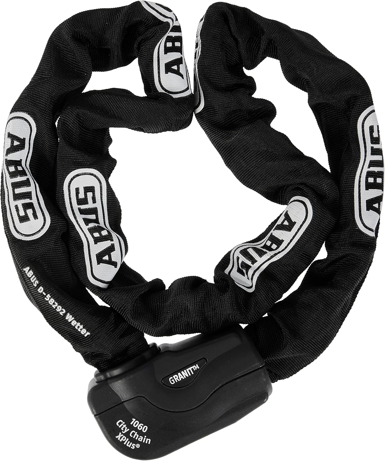 ABUS Chain Lock Granit CityChain XPlus 1060, Hardened Steel Bicycle ...