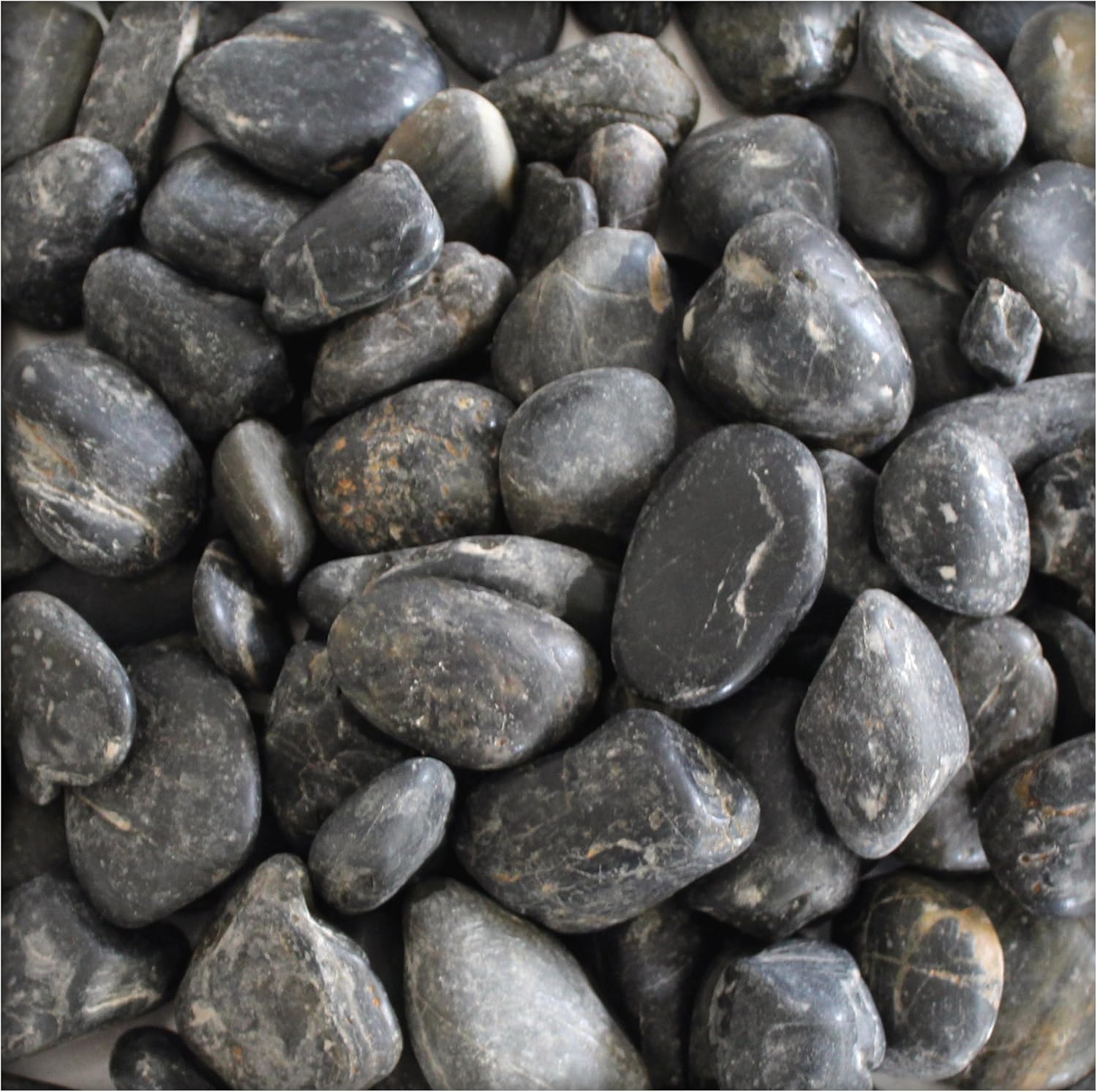 Glitter Stone Polierter Kiesel Glanzkies Flusskiesel Kieselsteine ...