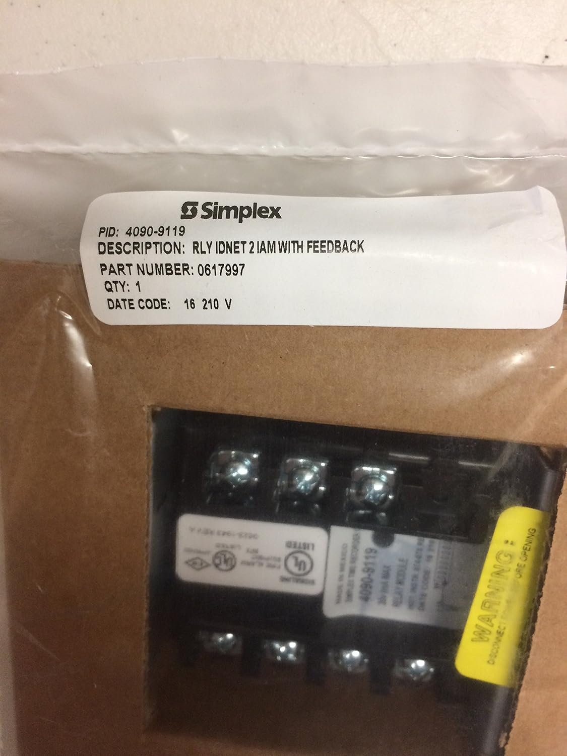 Simplex 4090-9119 - Adressable Relay Module with Feedback - Amazon.com