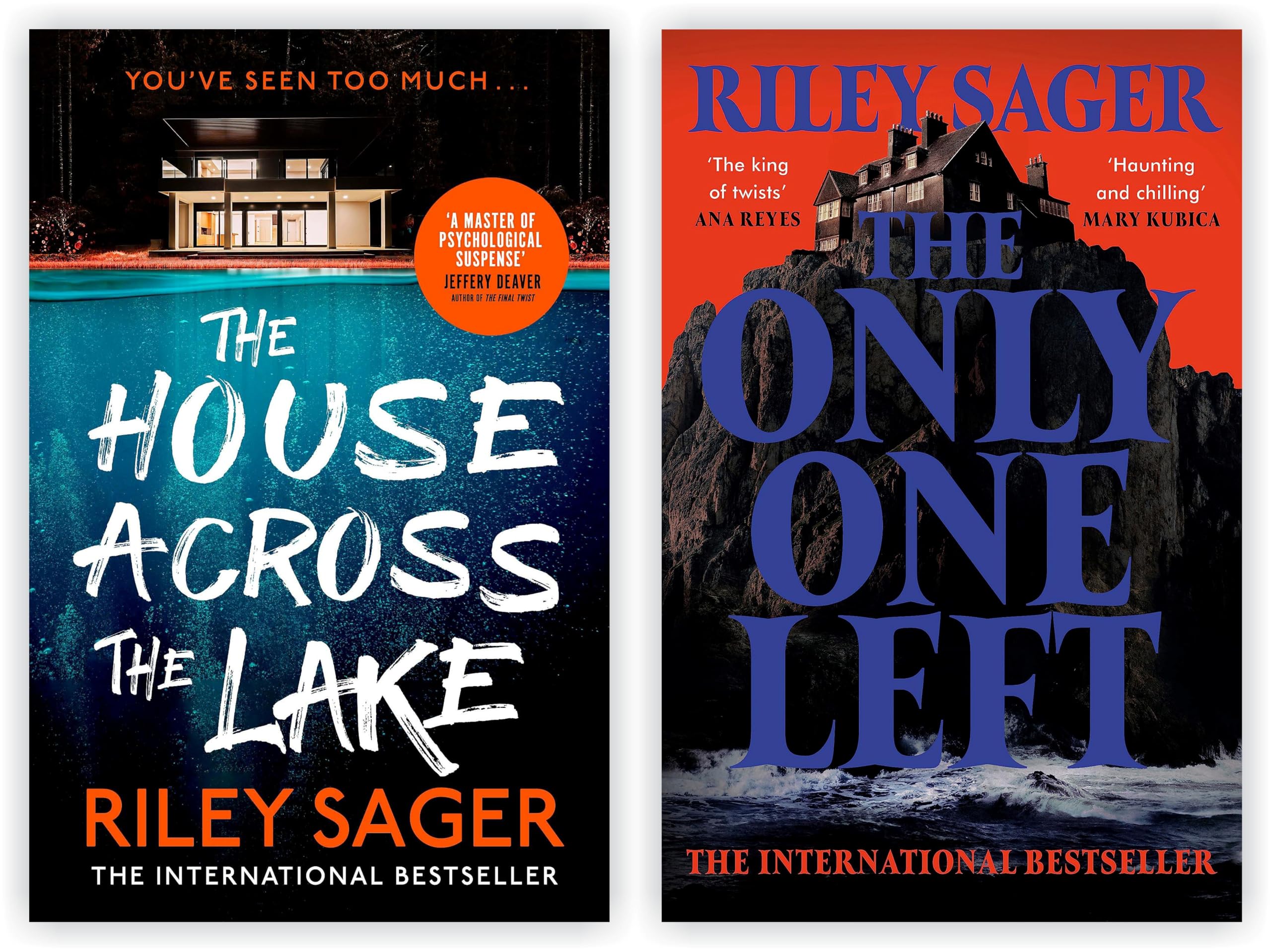 Riley Sager 2 Books collection set: The Only One Left & The House ...