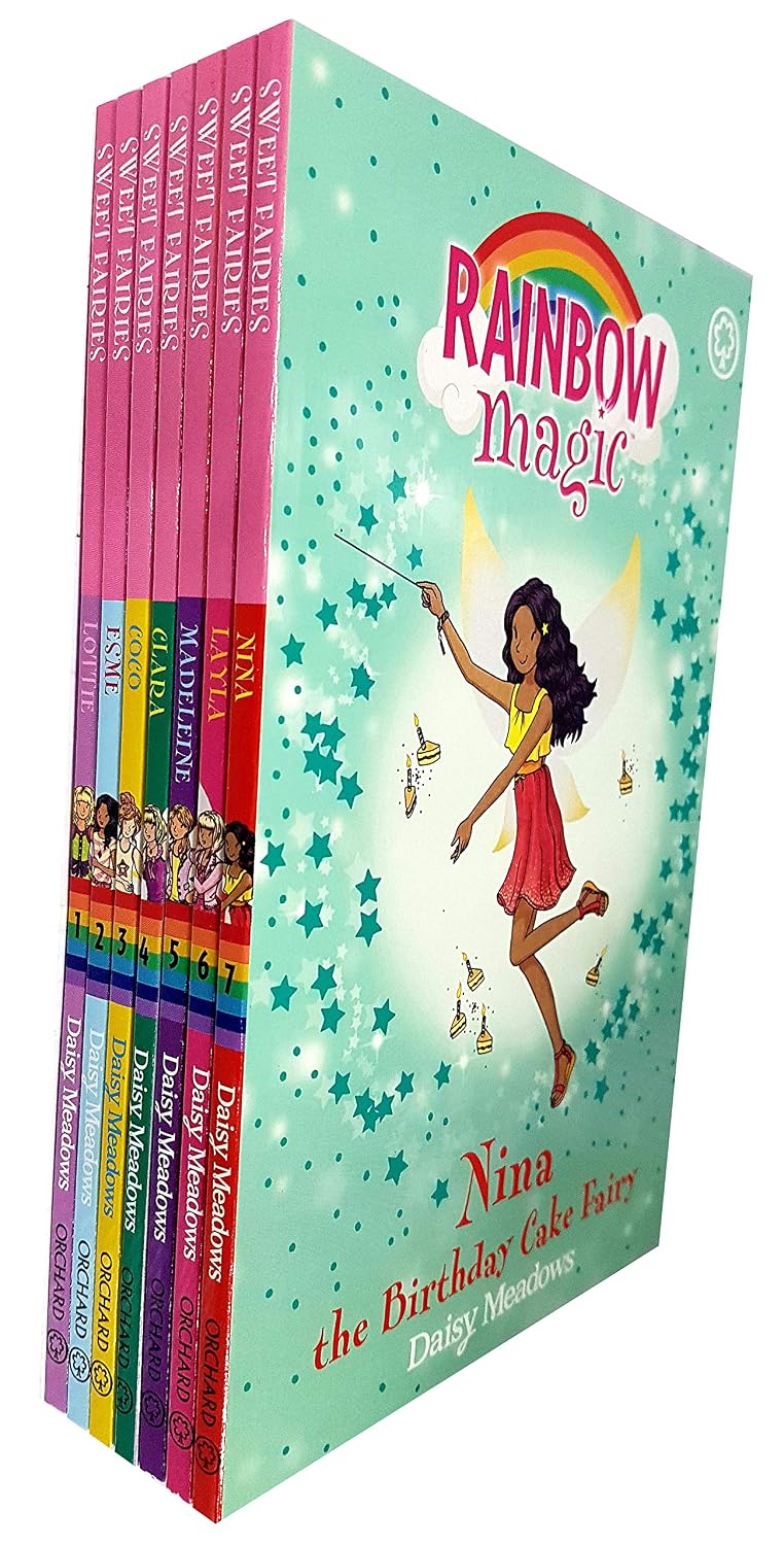 Daisy Meadows Rainbow Magic Sweet Fairies 7 Books Collection Set ...