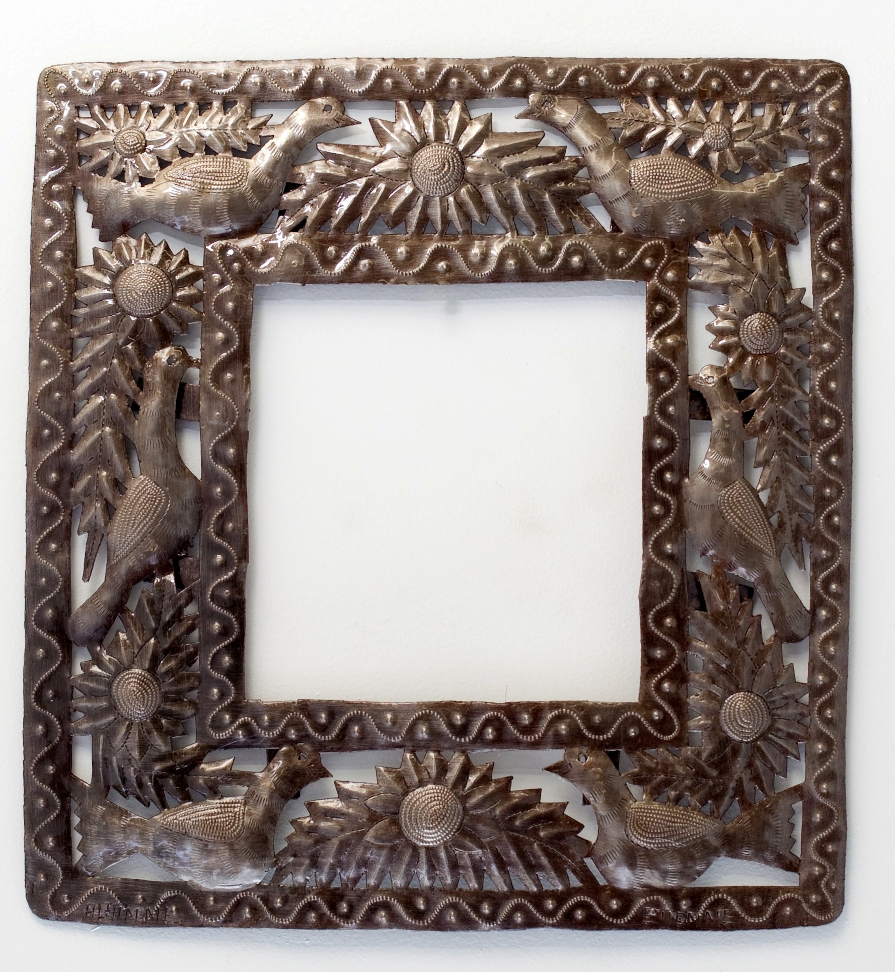Amazon.com: Small Metal Frame with Birds, Gift for Her, Decorative ...