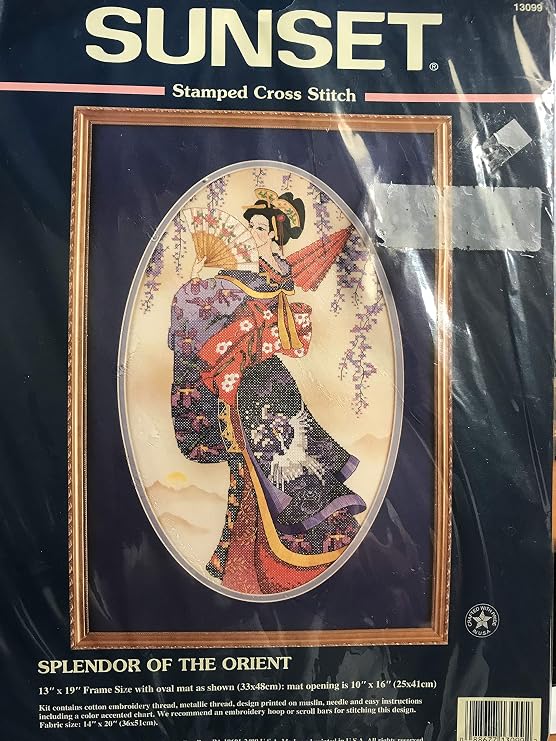 Amazon.com: Dimensions Needlecrafts Stamped Cross Stitch, Splendor of ...