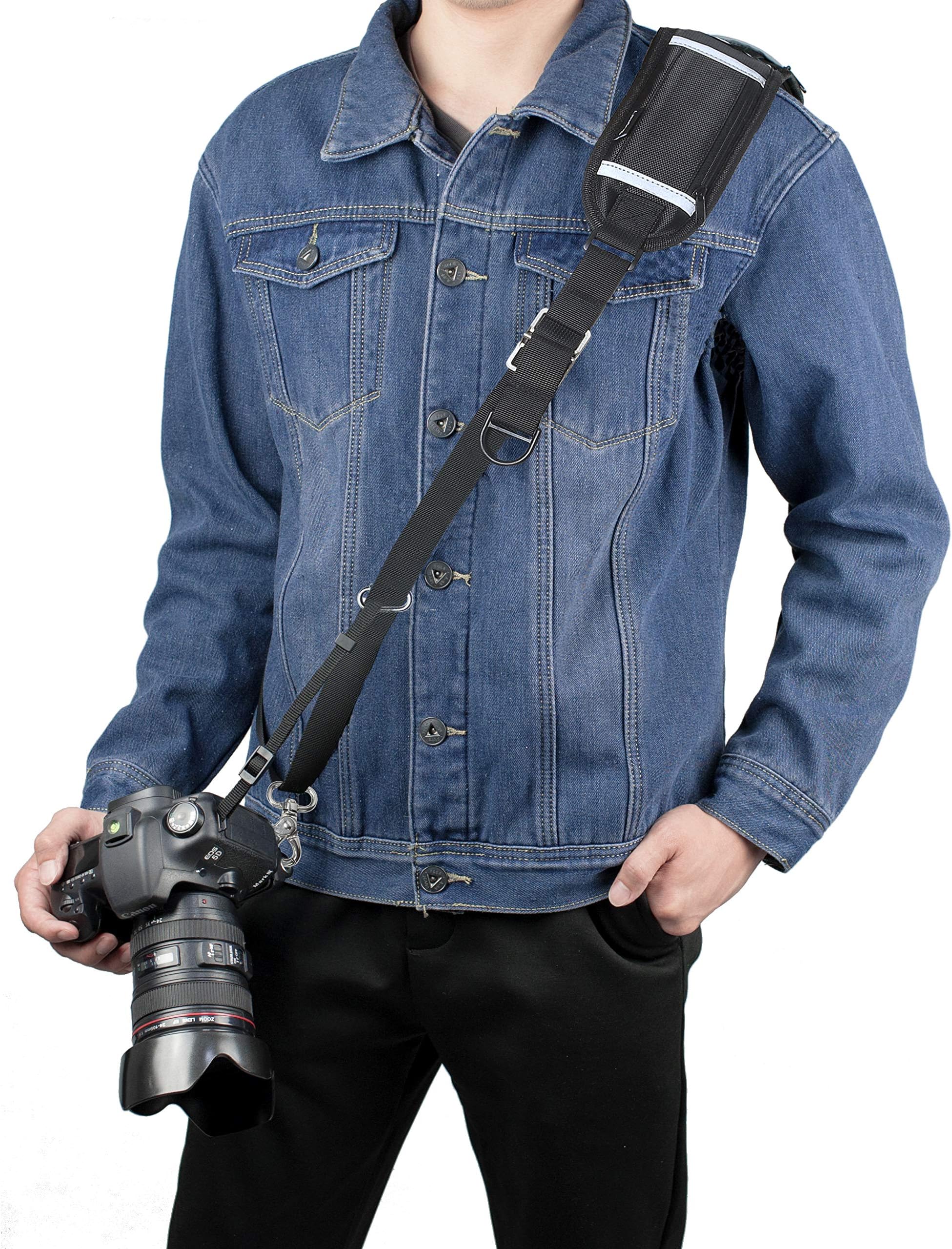 Amazon.com : Sugelary Camera Strap, Long Camera Shoulder Neck Sling ...
