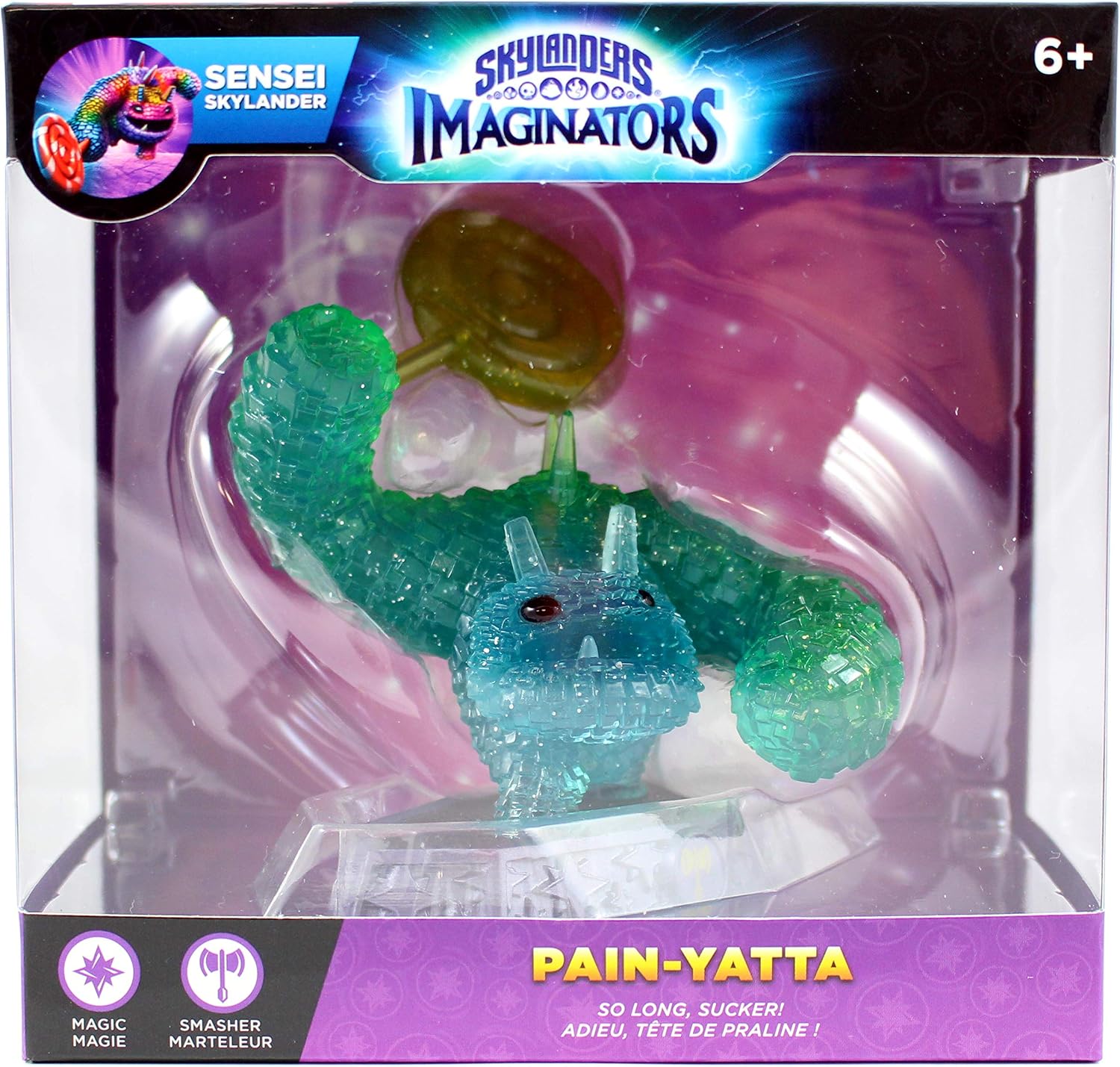 Amazon.com: Skylanders Imaginators Pain-Yatta Crystal Blue Rock Candy ...