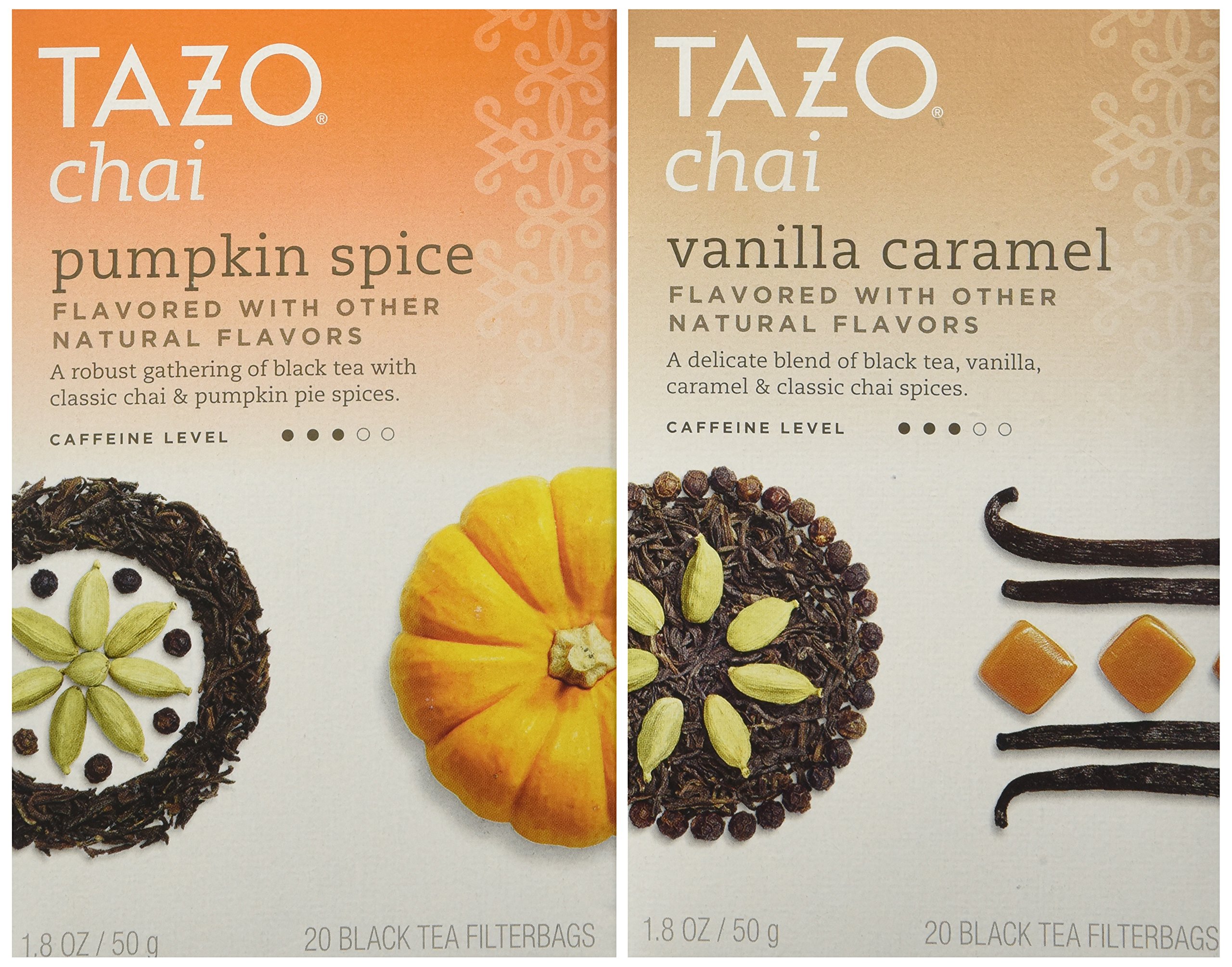 Amazon.com : Tazo Chai Tea Holiday Bundle - 2 Items (Tazo Chai Pumpkin ...