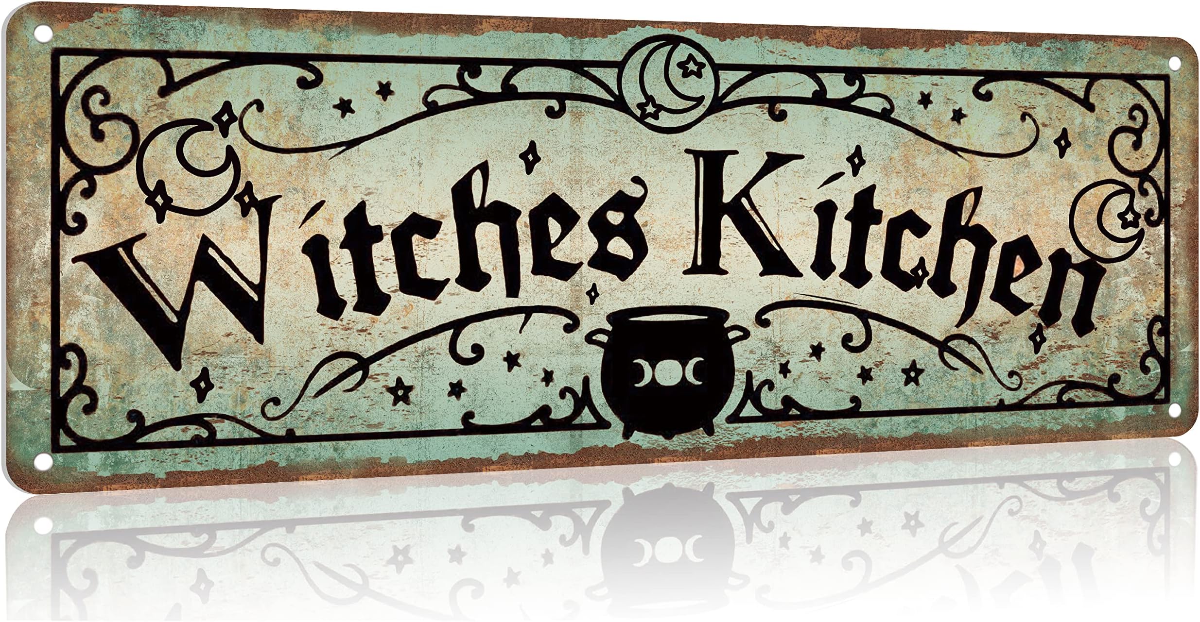 Amazon.com : Even Witches Need Coffee - 12x8 Inch Witch Kitchen Decor ...